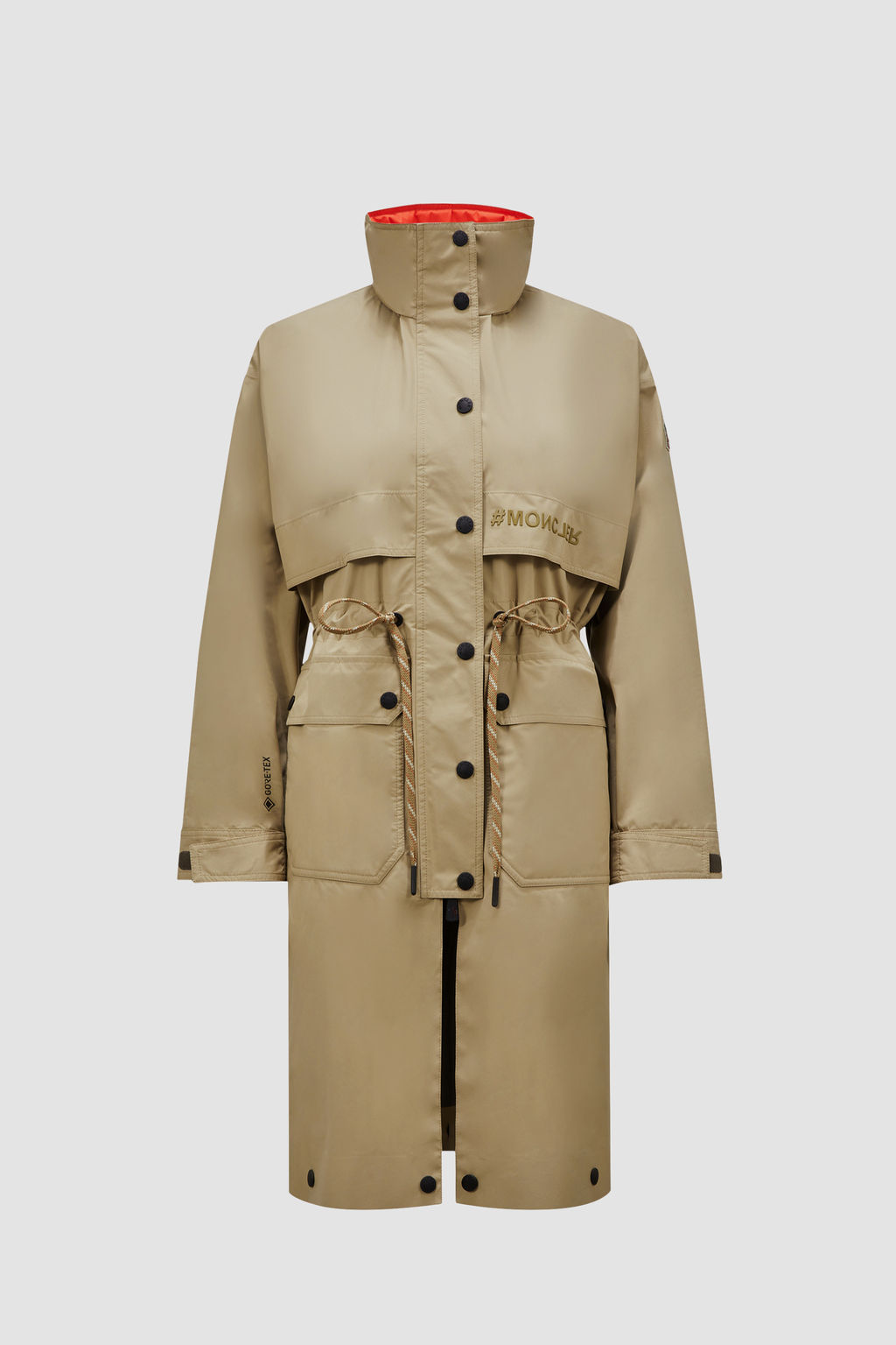 Beige Seigne Shell Jacket - Windbreakers & Raincoats for Women | Moncler US