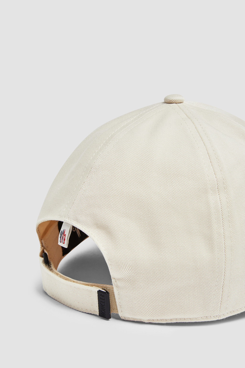 White Gabardine Baseball Cap - Hats & Beanies for Women | Moncler SG