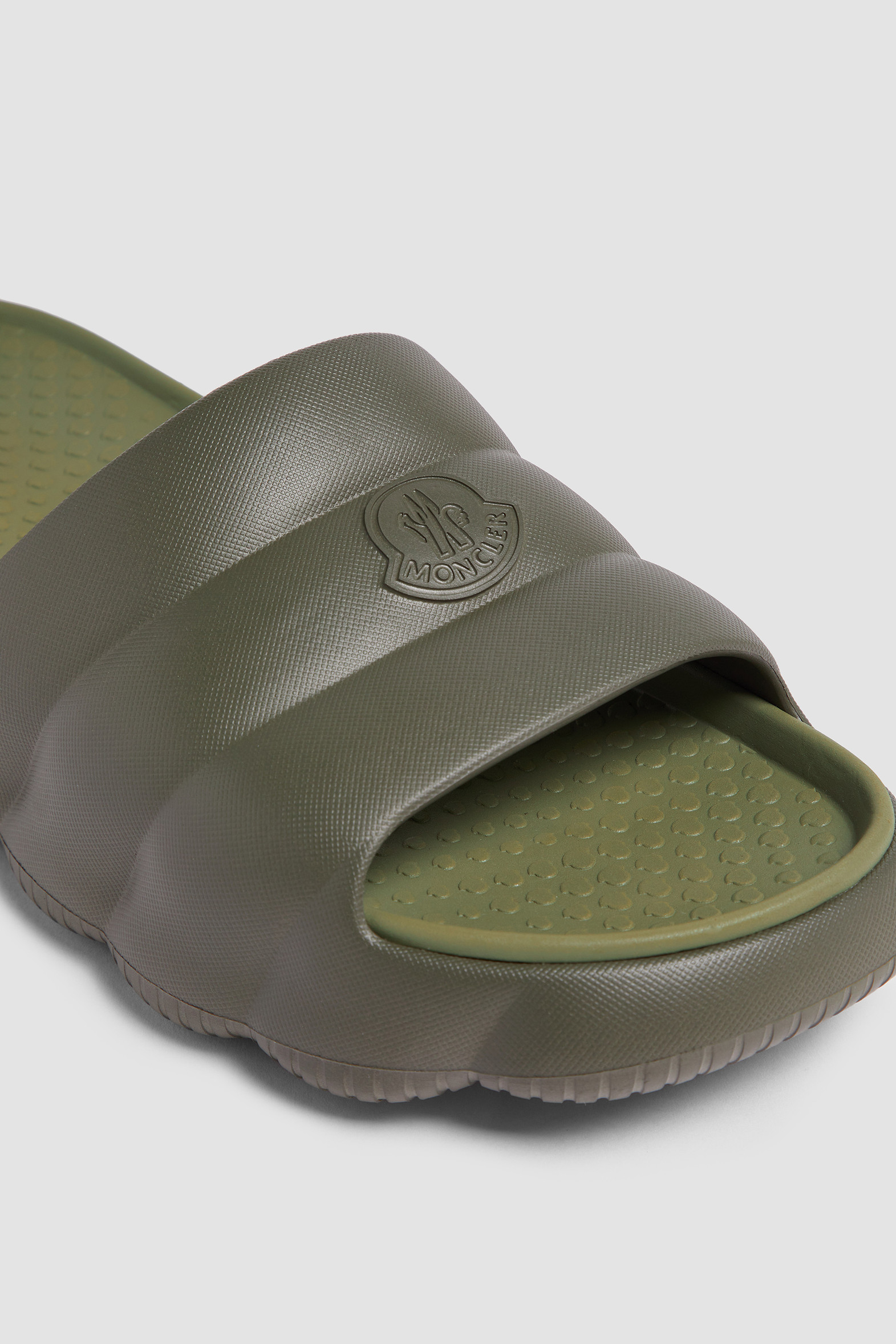 Green Lilo Slides - Sandals & Sliders for Men | Moncler US