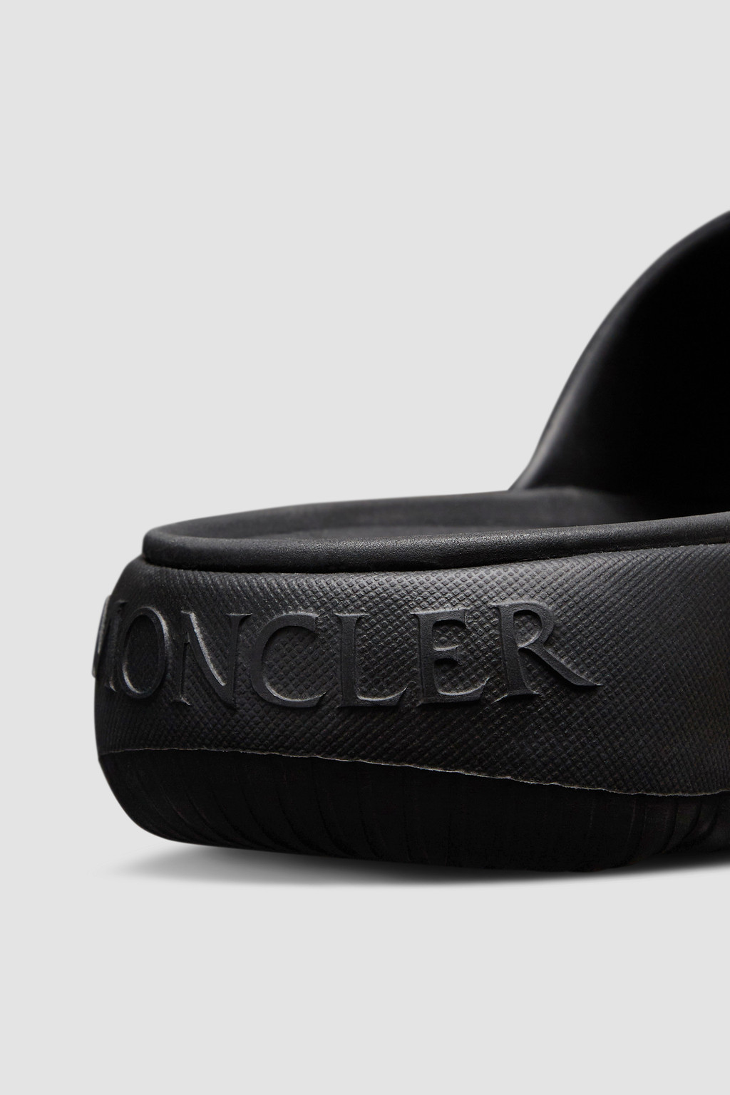Black Lilo Slides - Sandals & Sliders for Men | Moncler CA