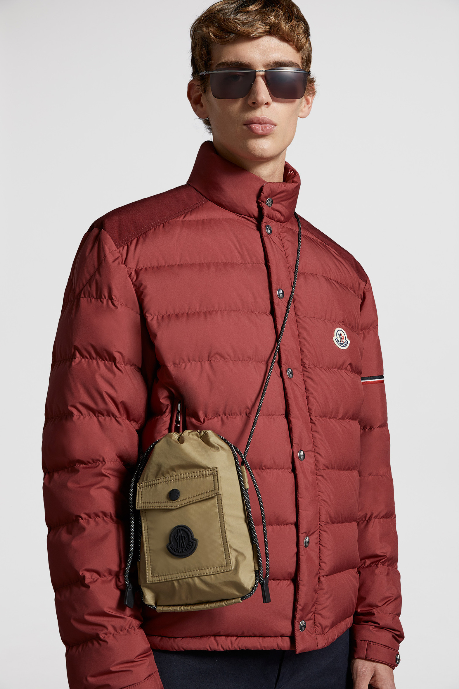 Beige Makaio Cross Body Bag - Bags & Small Accessories for Men | Moncler HK