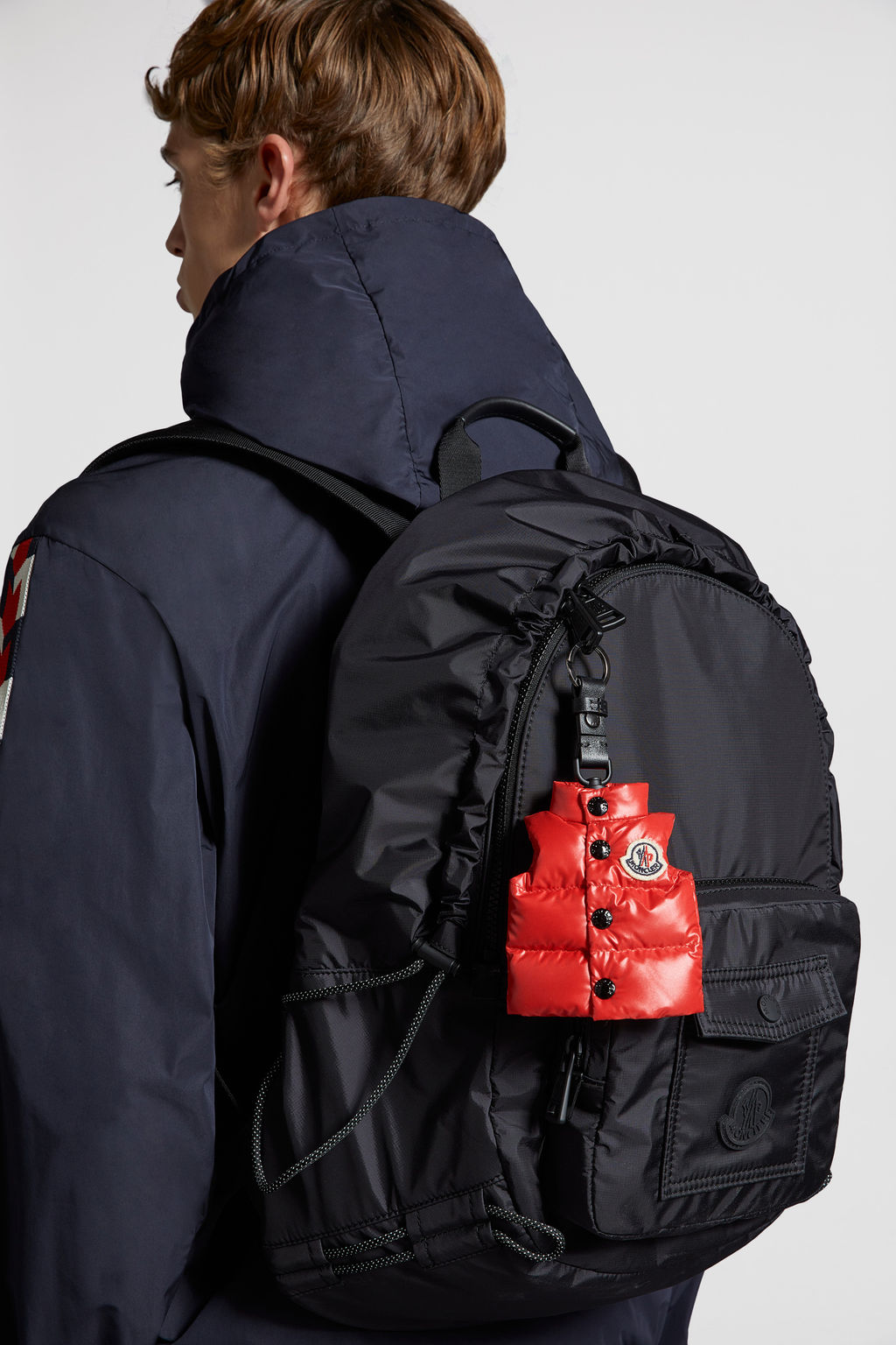 Red Vest-Shaped Key Ring - Bags & Small Accessories for Men | Moncler US