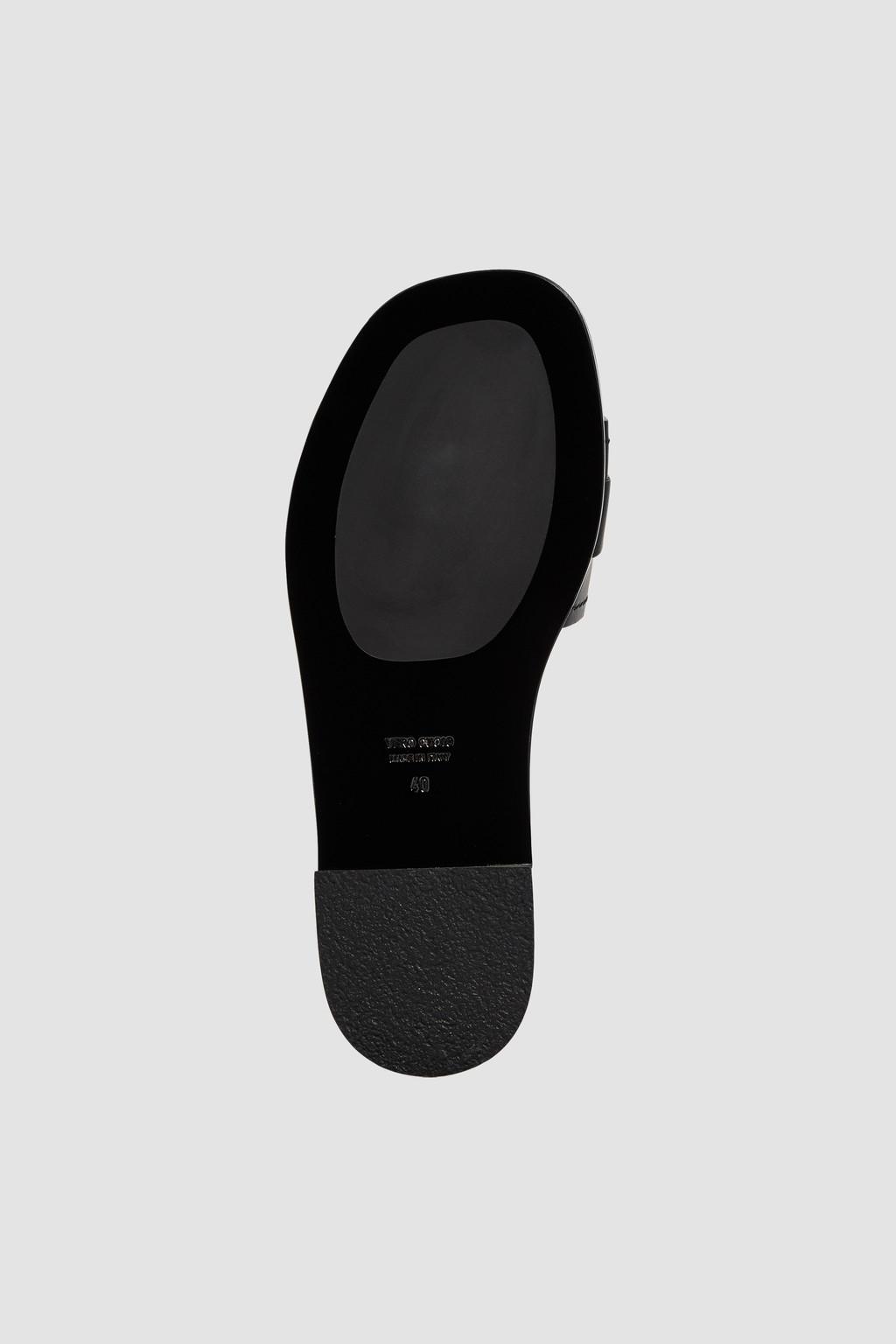 Black Bell Leather Sliders - Sandals & Sliders for Women | Moncler IT
