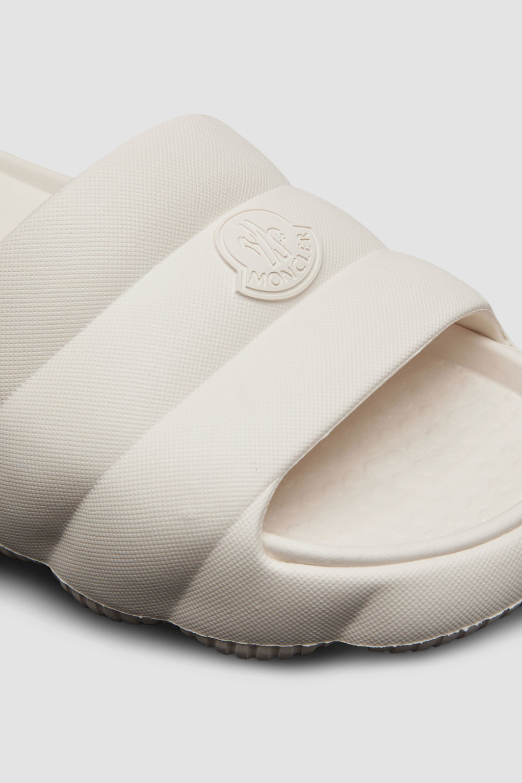 White Lilo Slides - Sandals & Sliders for Women | Moncler US