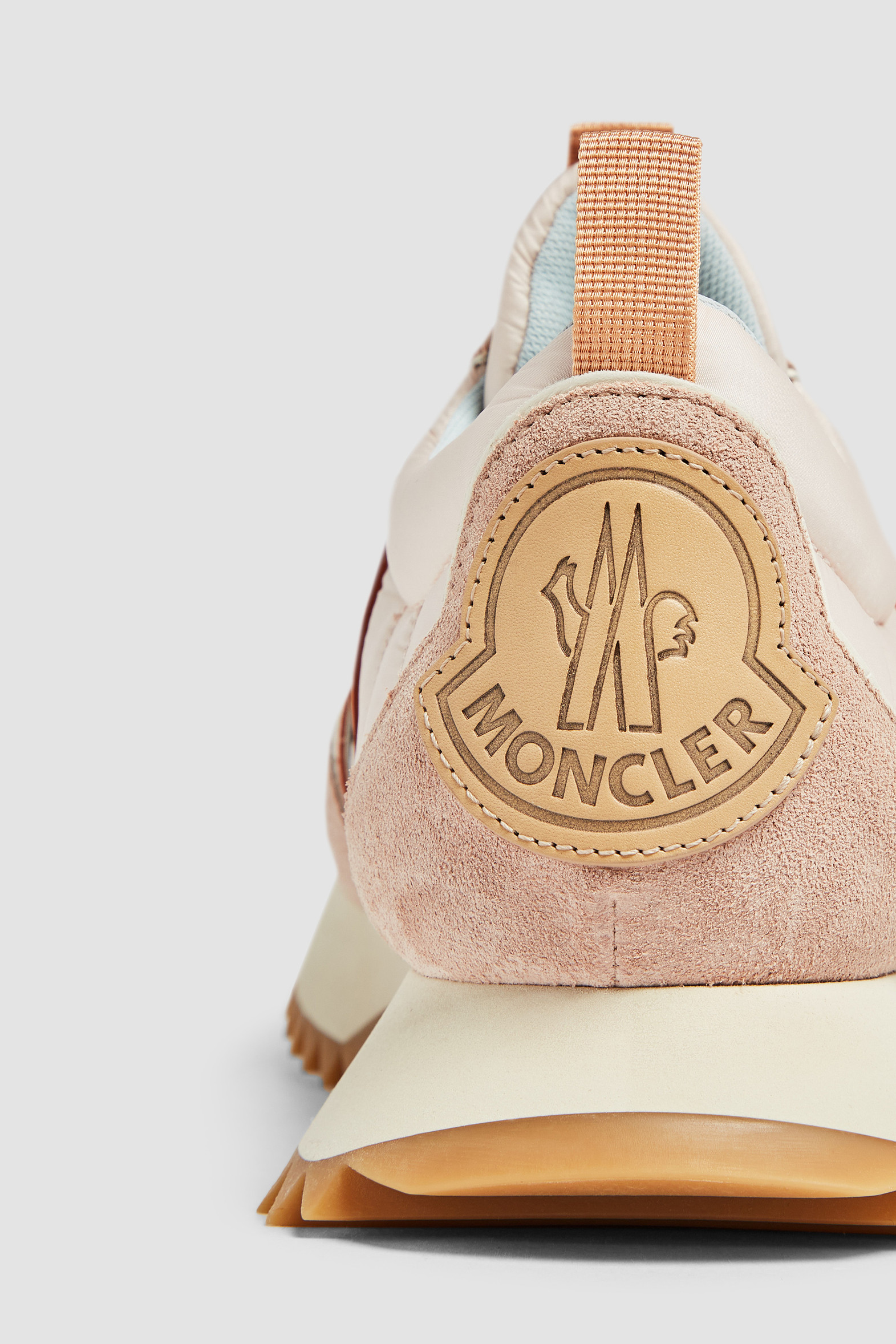 Pale Pink & Red Pacey Trainers - Sneakers for Women | Moncler NO