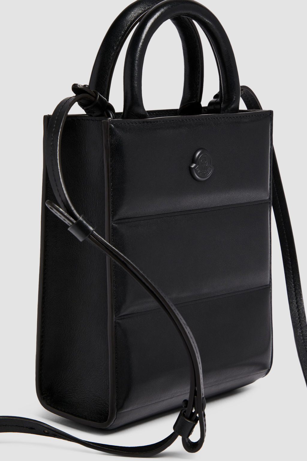 Doudoune Leder Mini Tote Tasche Schwarz - Taschen & Kleine Accessoires ...