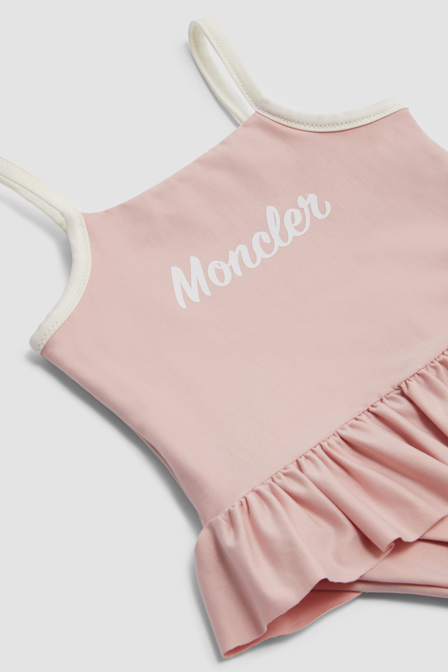 Pink Ruffled Swimsuit - Clothing for Children | Moncler BG
