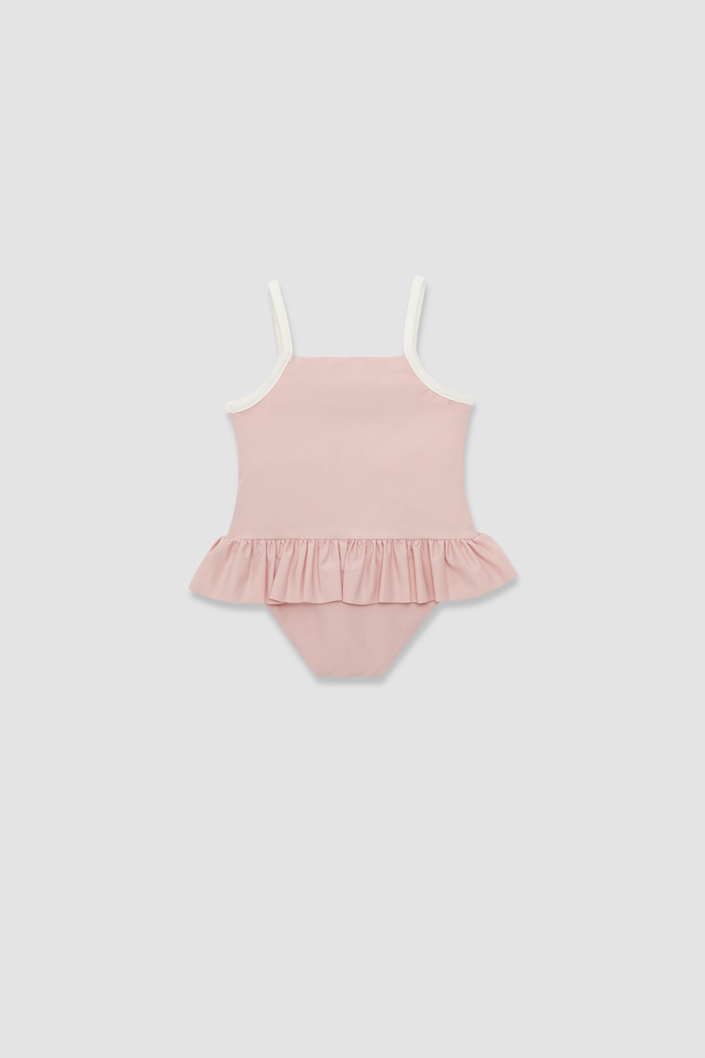 Pink Ruffled Swimsuit - Clothing for Children | Moncler SG