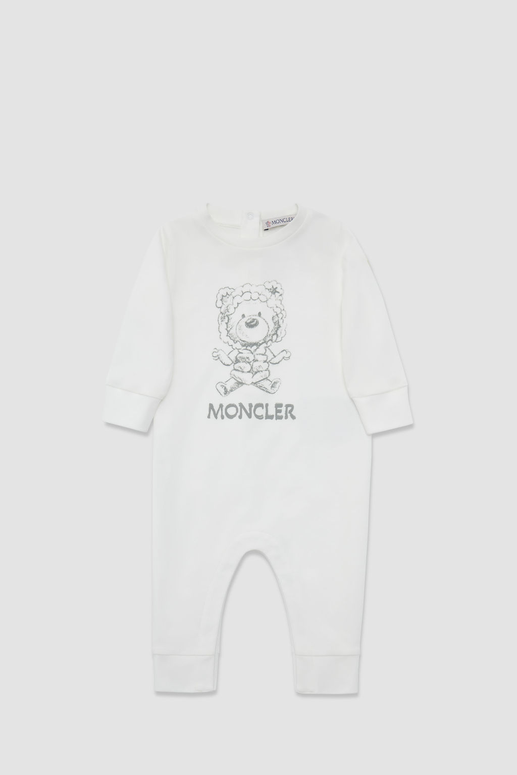 Pelele con osito de peluche Blanco y plateado - Ropa de Ninos | Moncler ES