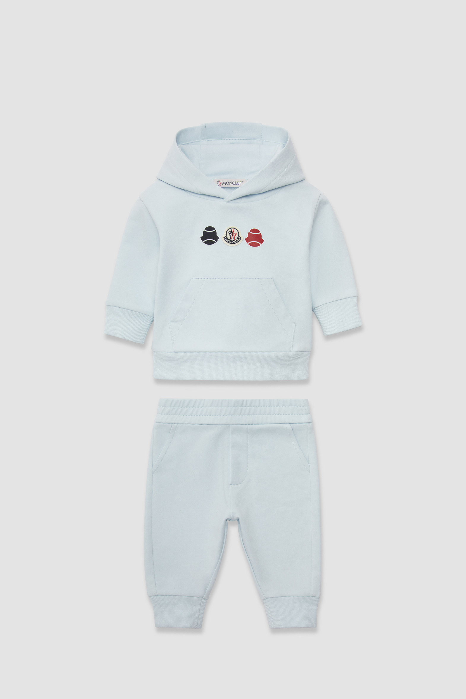 Light Blue Tennis Logo Tracksuit - Clothing for Children | Moncler LT