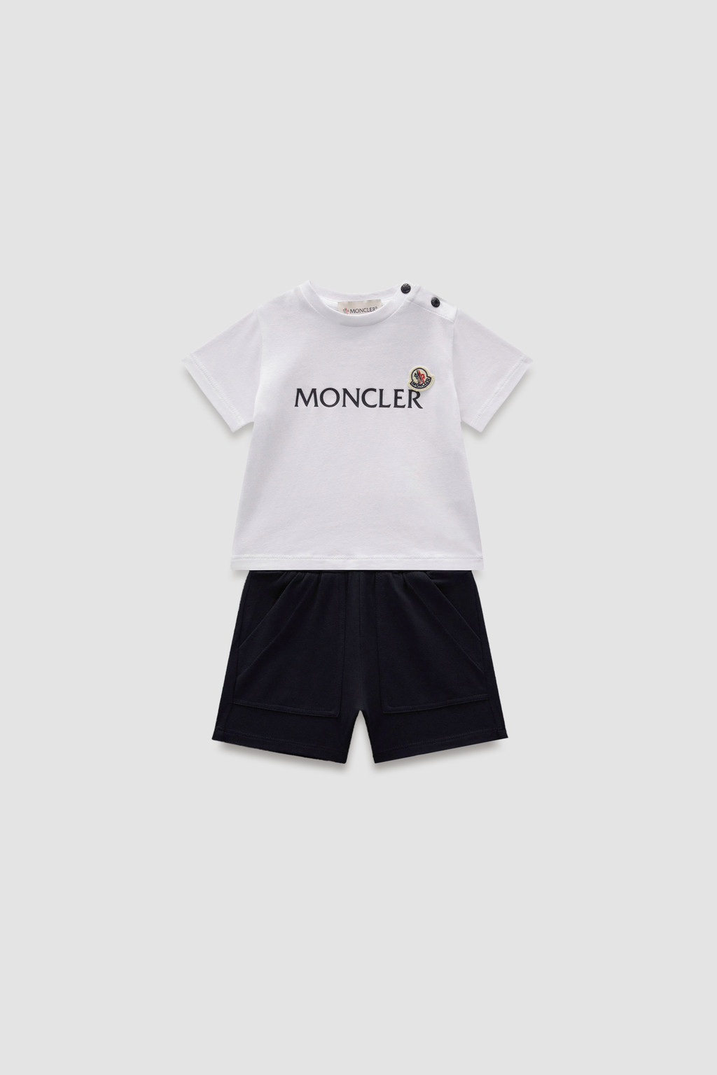 Optical White Logo Set - Clothing for Children | Moncler SG