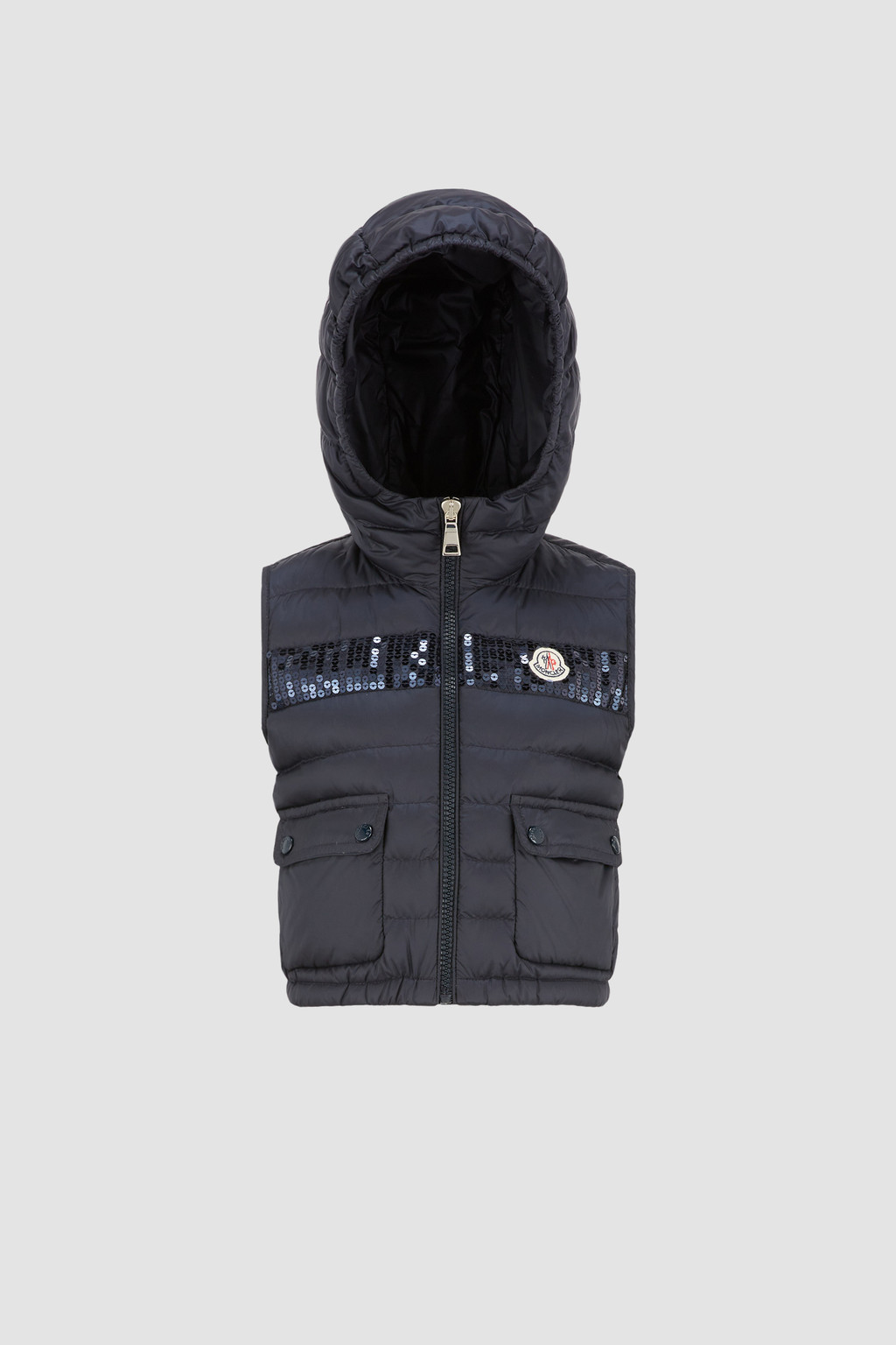 Night Blue Liane Down Gilet - Down Jackets & Vests for Children ...
