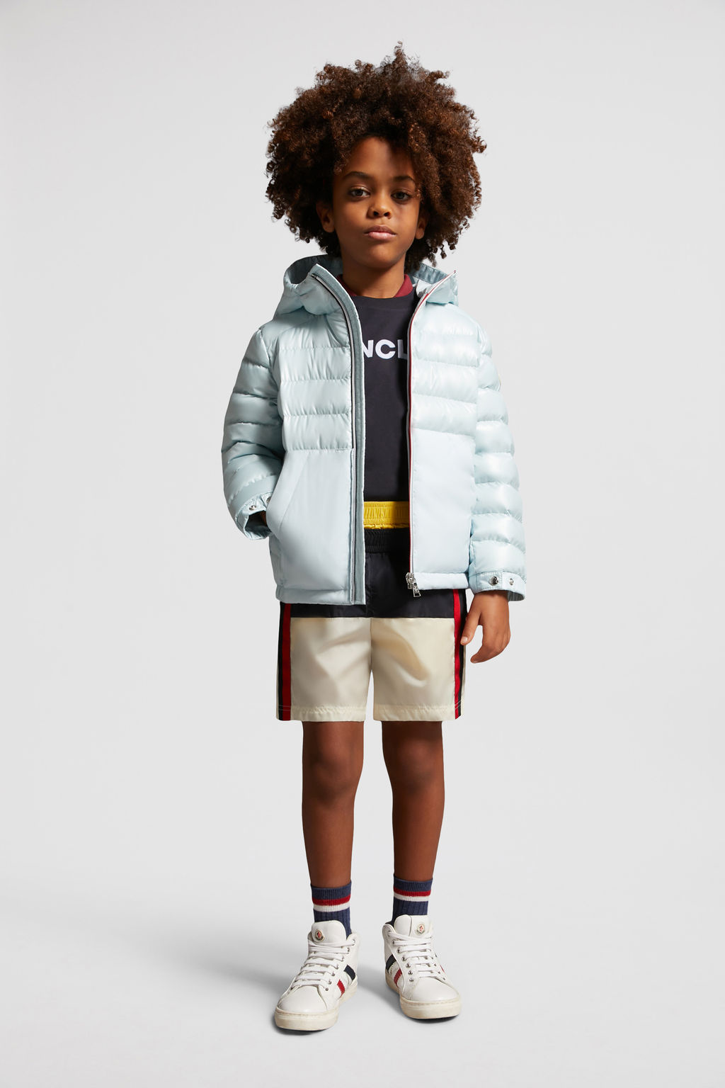 Sky Blue Masserau Down Jacket - Down Jackets & Vests for Children ...