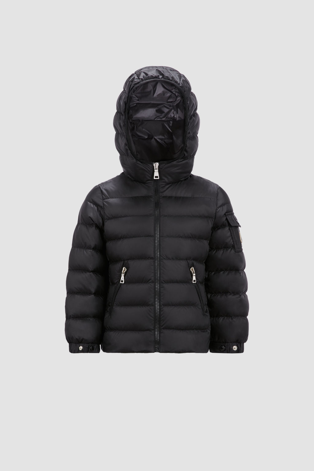 Black Ronda Down Jacket - Down Jackets & Vests for Children | Moncler US