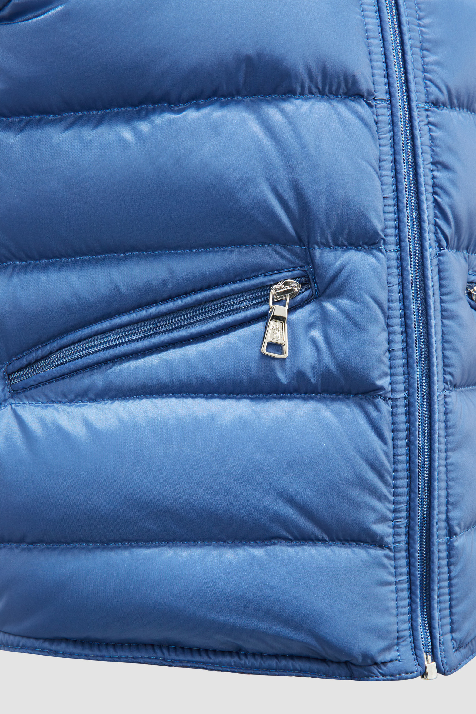 Light Blue Gui Down Gilet - Down Jackets & Vests for Children | Moncler SE
