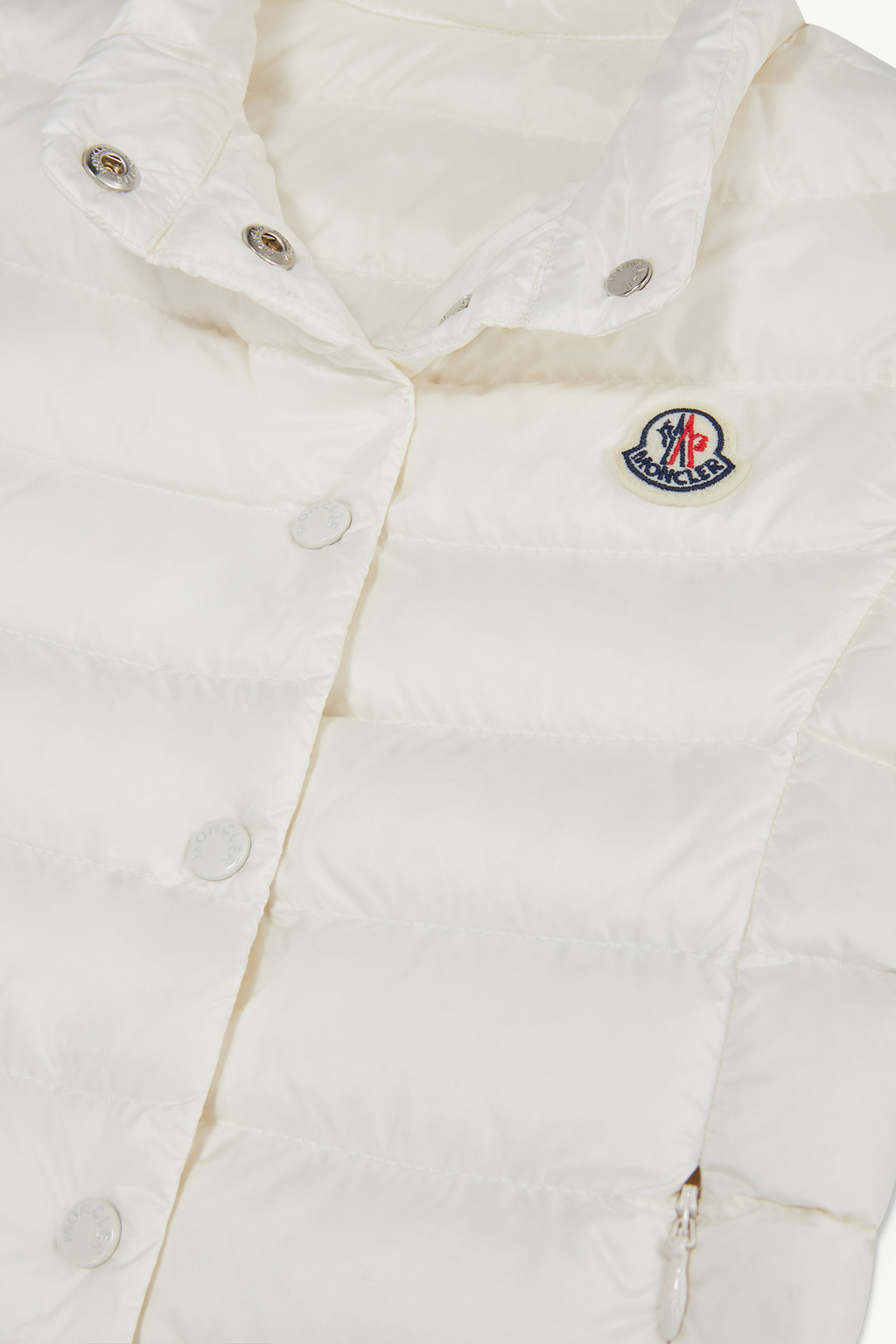 White Liane Down Gilet - Down Jackets & Vests for Children | Moncler DK