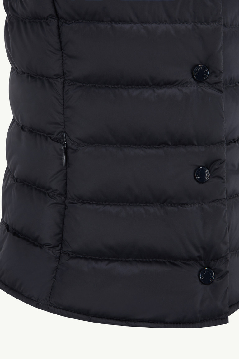 Night Blue Liane Down Gilet - Down Jackets & Vests for Children ...