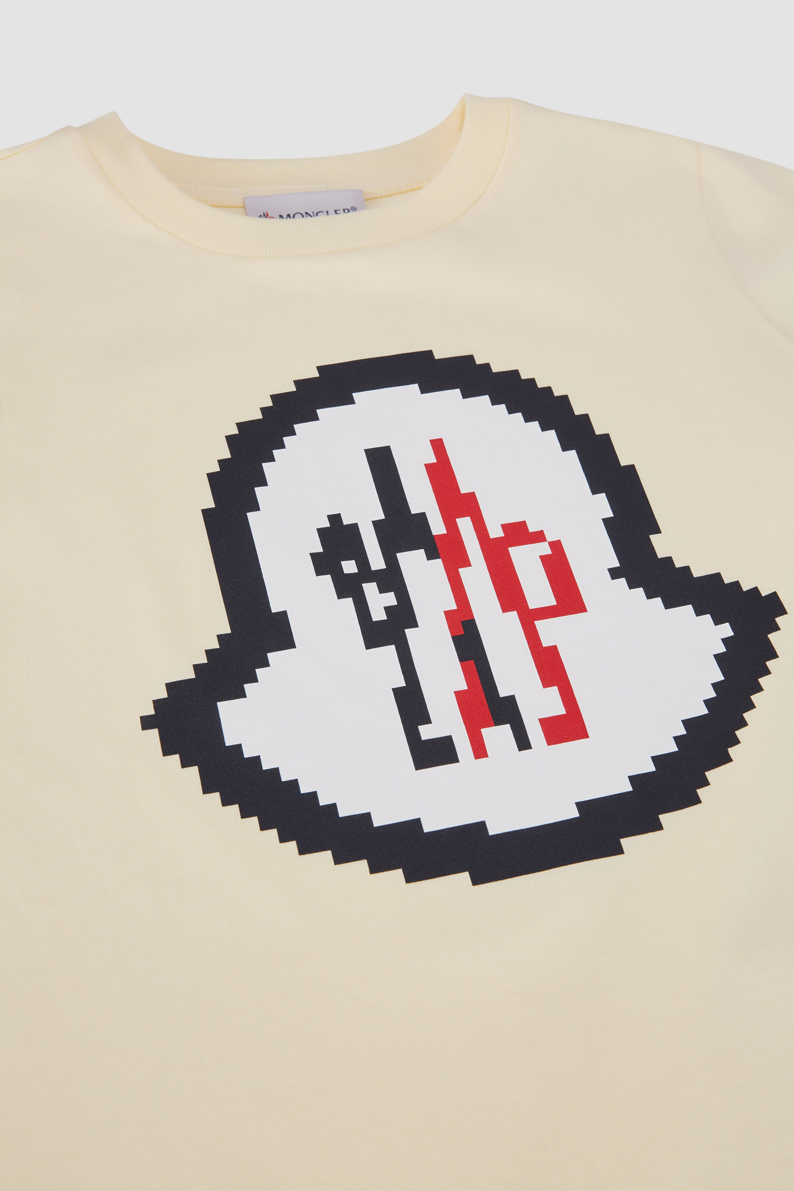 Light Yellow Logo Motif T-Shirt - Polos & T-shirts for Children ...