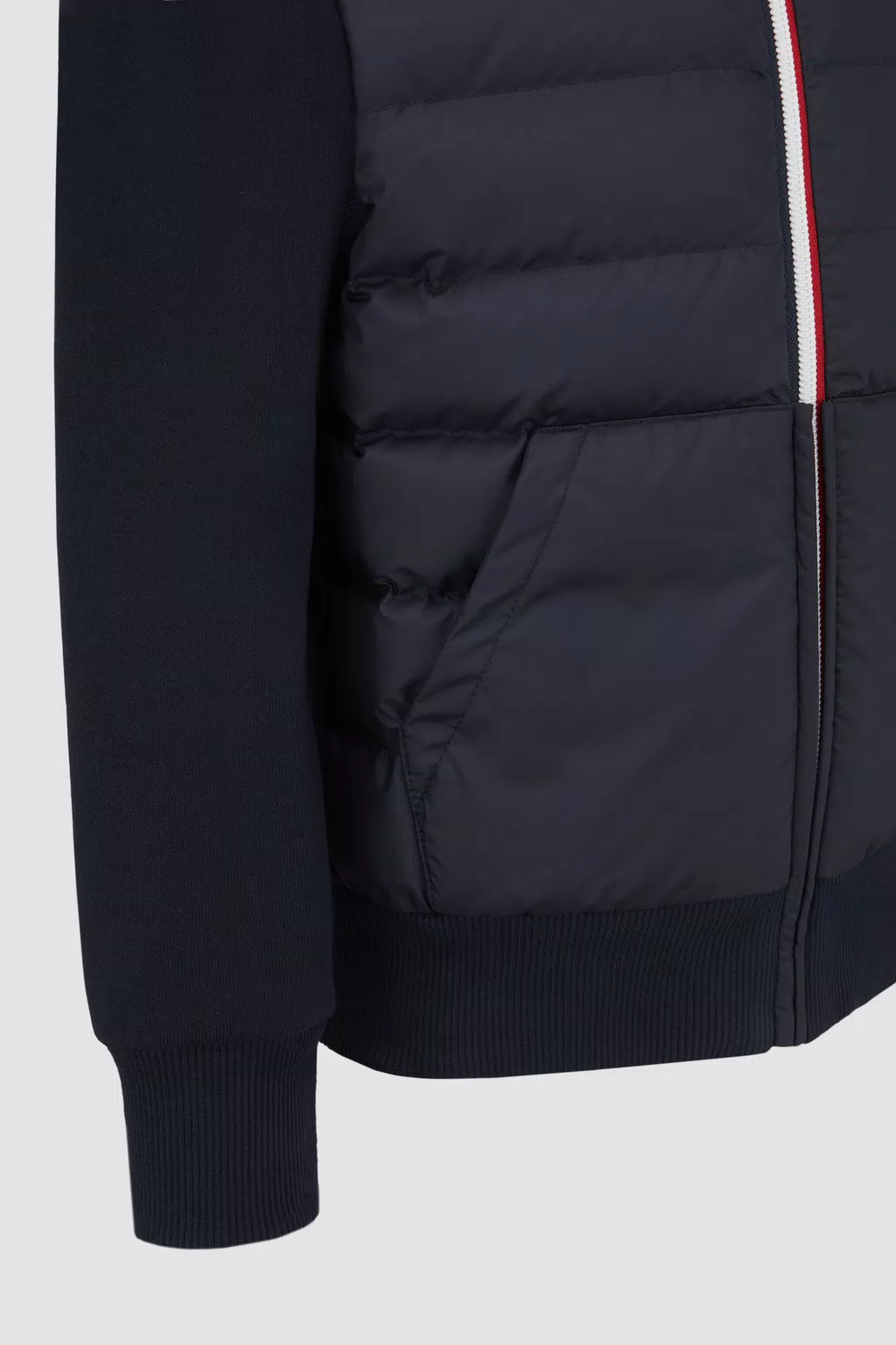 Sudadera Con Capucha Y Cremallera Azul Noche Sudaderas Y Prendas De