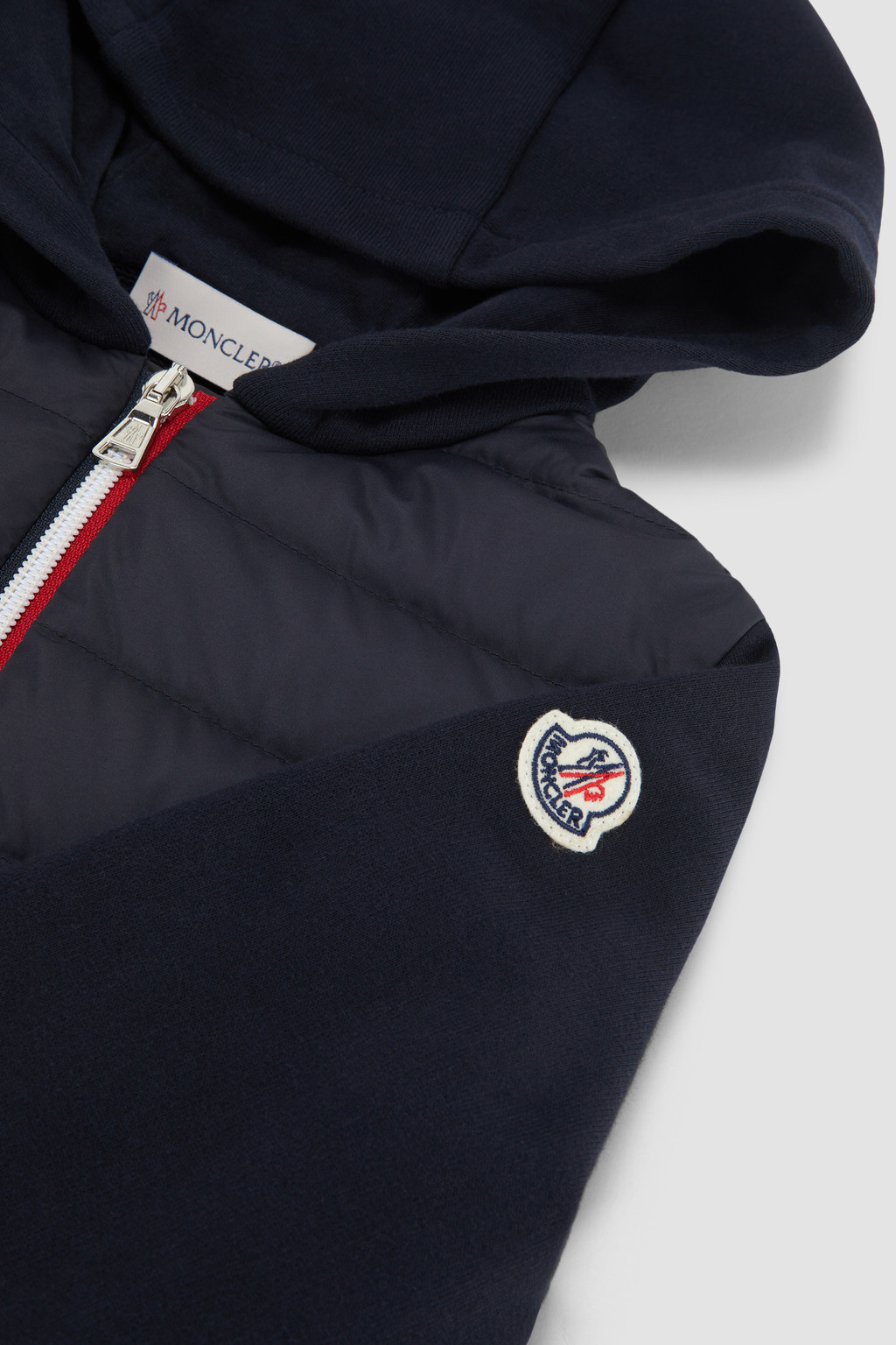 Night Blue Padded Zip-Up Hoodie - Sweatshirts & Knitwear for Children ...