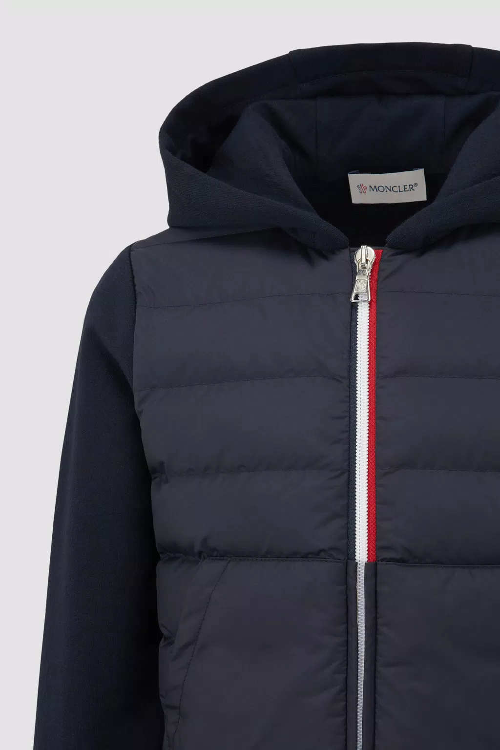 Sudadera Con Capucha Y Cremallera Azul Noche Sudaderas Y Prendas De