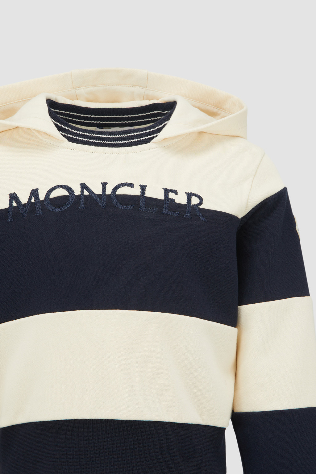 Sweat à capuche rayé à logo Bleu & Blanc - Sweatshirts et Maille Enfant ...