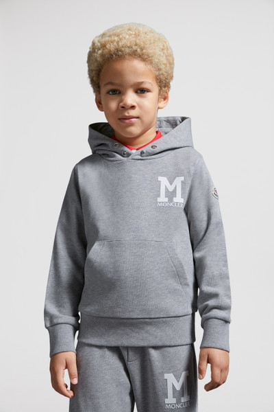 Gray Monogram Hoodie - Sweatshirts & Knitwear for Children | Moncler GB