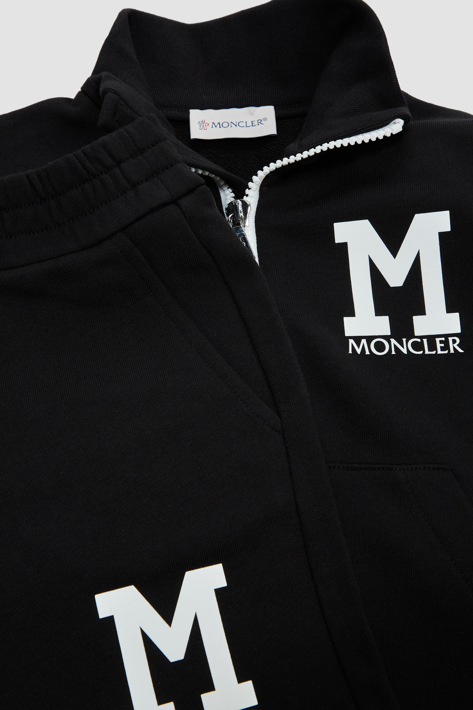 Black Monogram Set - Trousers & Tracksuits for Children | Moncler HK