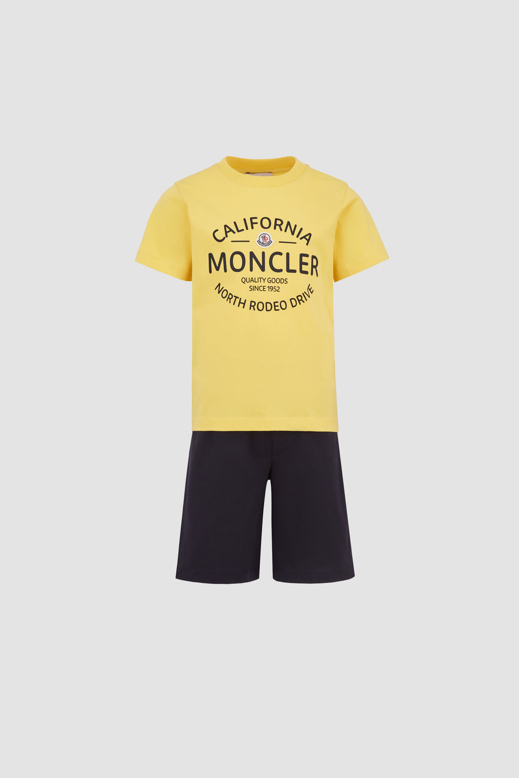 Black & Yellow Jersey Set - Pants & Tracksuits for Children | Moncler US