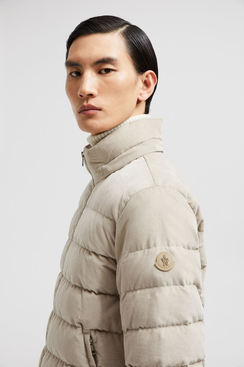 Light Beige Chionea Short Down Jacket - Short Down Jackets for Men | Moncler GB