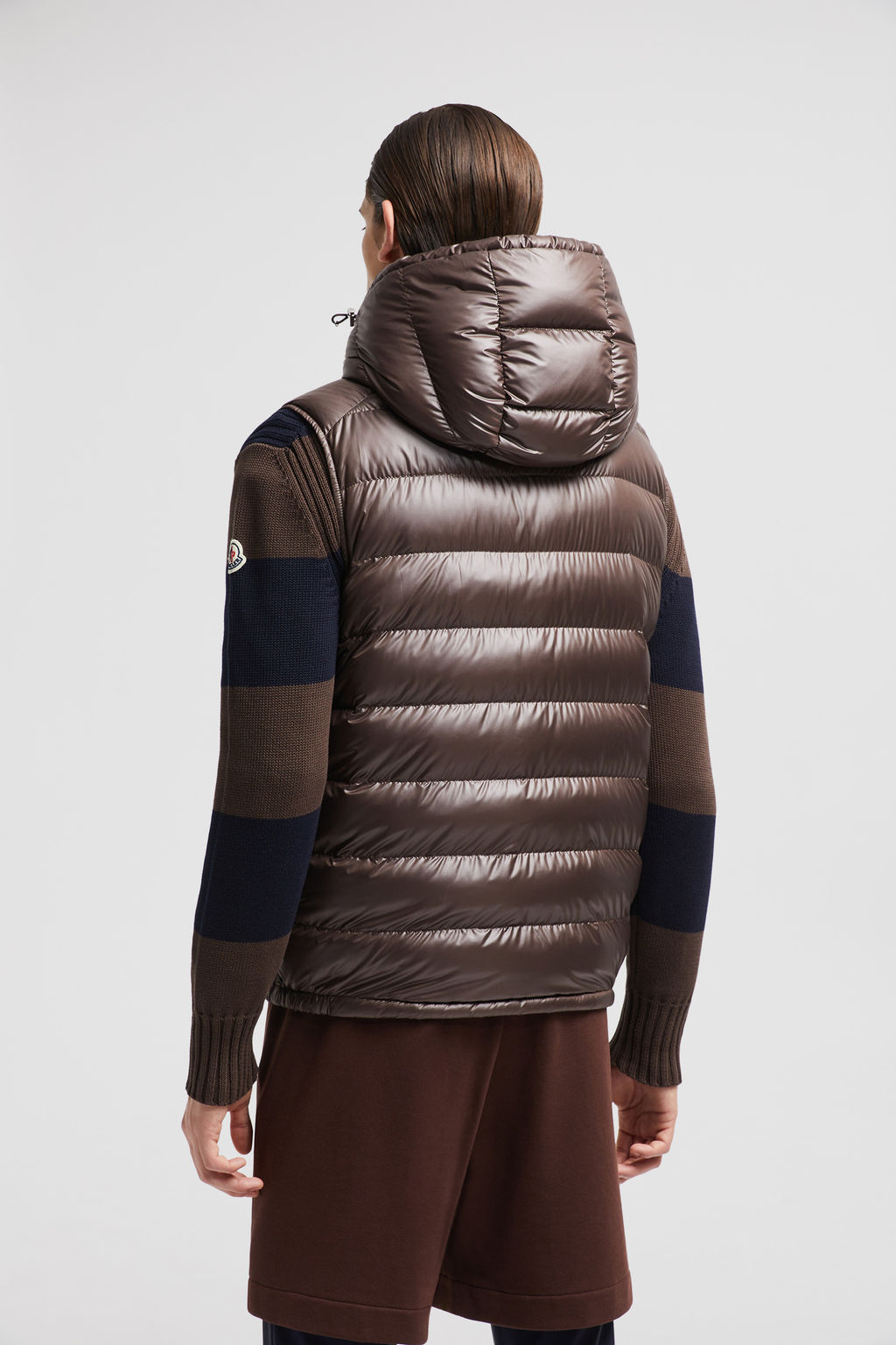 Dark Brown Barant Down Vest - Vests for Men | Moncler CA