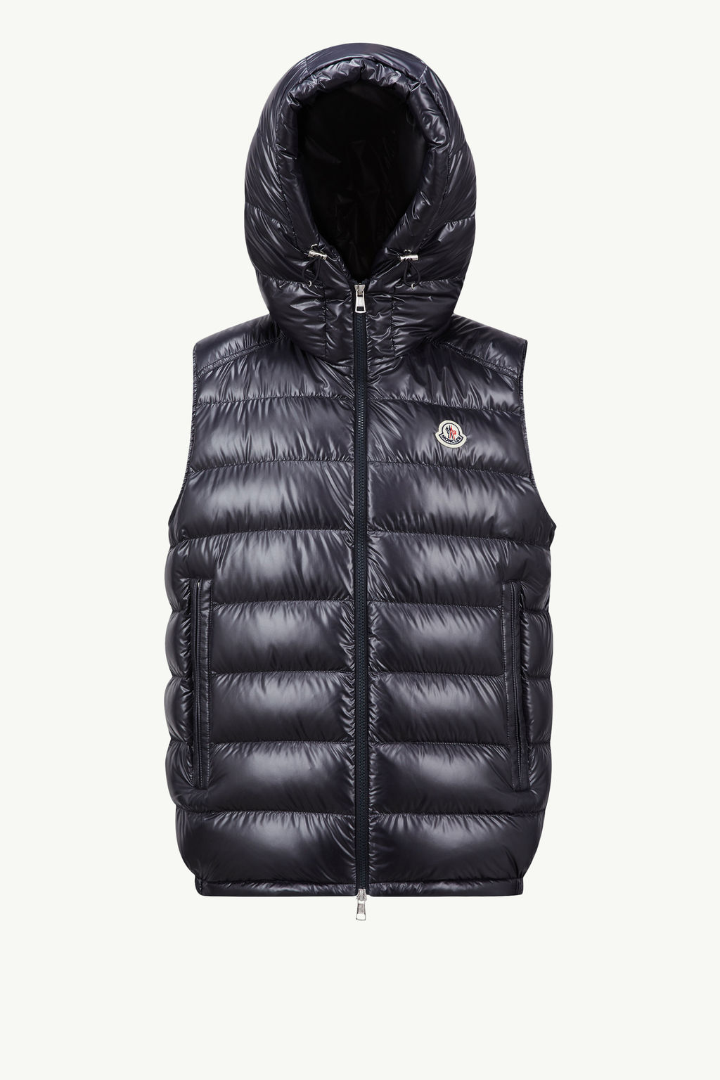 Navy Blue Barant Down Vest - Vests for Men | Moncler US