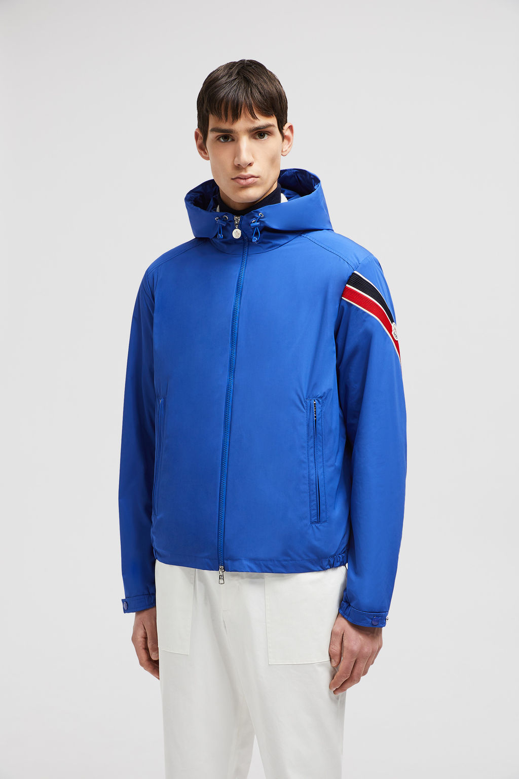 Electric Blue Claut Windbreaker - Windbreakers & Raincoats for Men ...