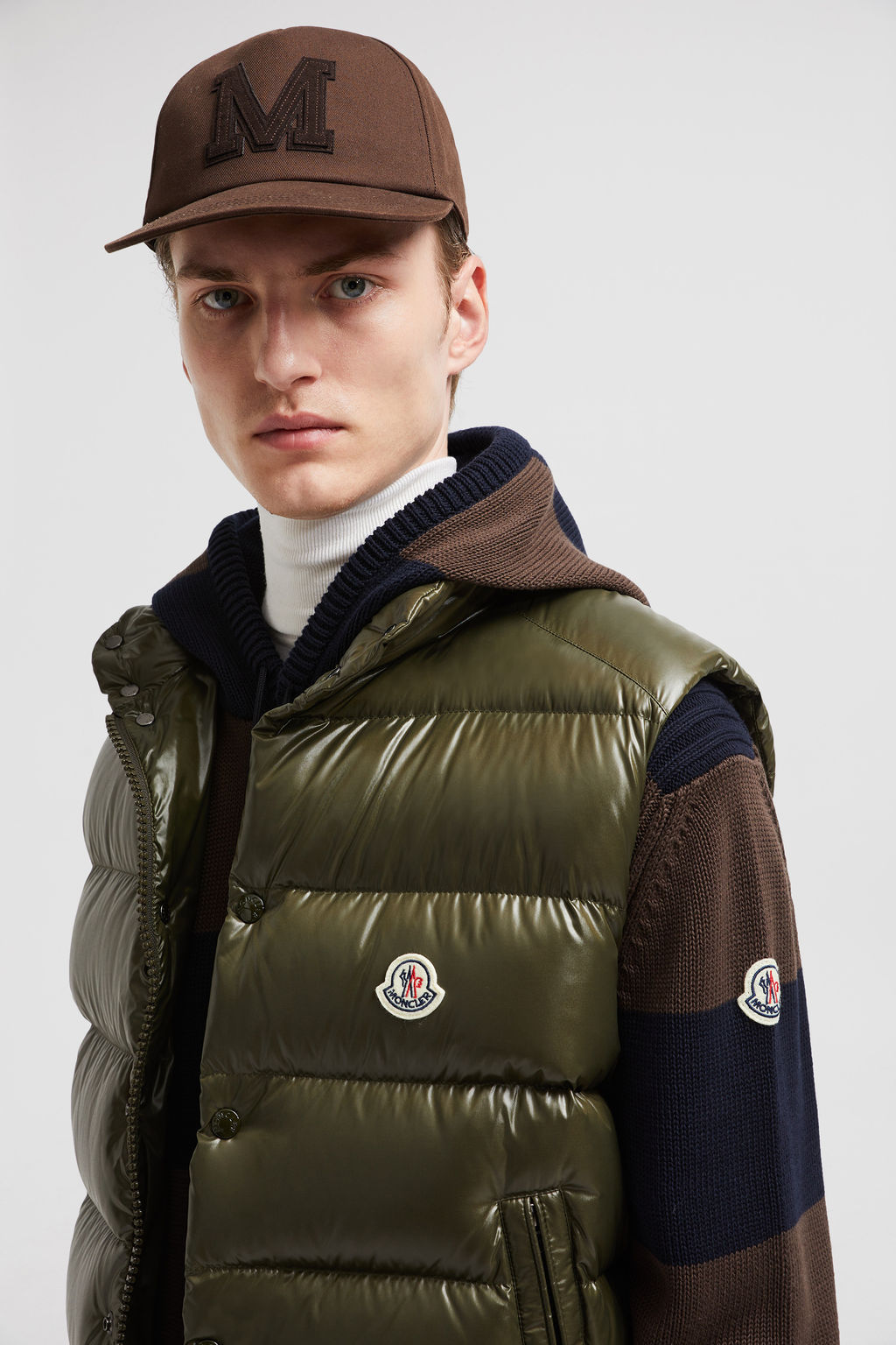 Olive Green Tibb Down Gilet - Vests for Men | Moncler IT