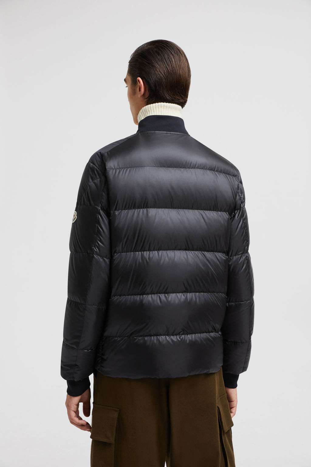 Black Bazena Short Down Jacket - Short Down Jackets for Men | Moncler EE