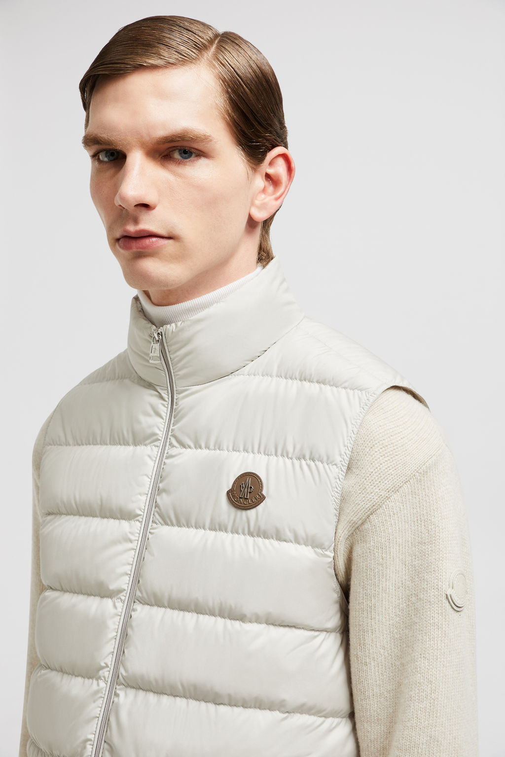 Treompan Daunenweste Offwhite - Westen für Herren | Moncler DE