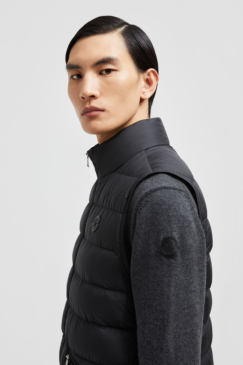 Black Treompan Down Vest - Vests for Men | Moncler CA
