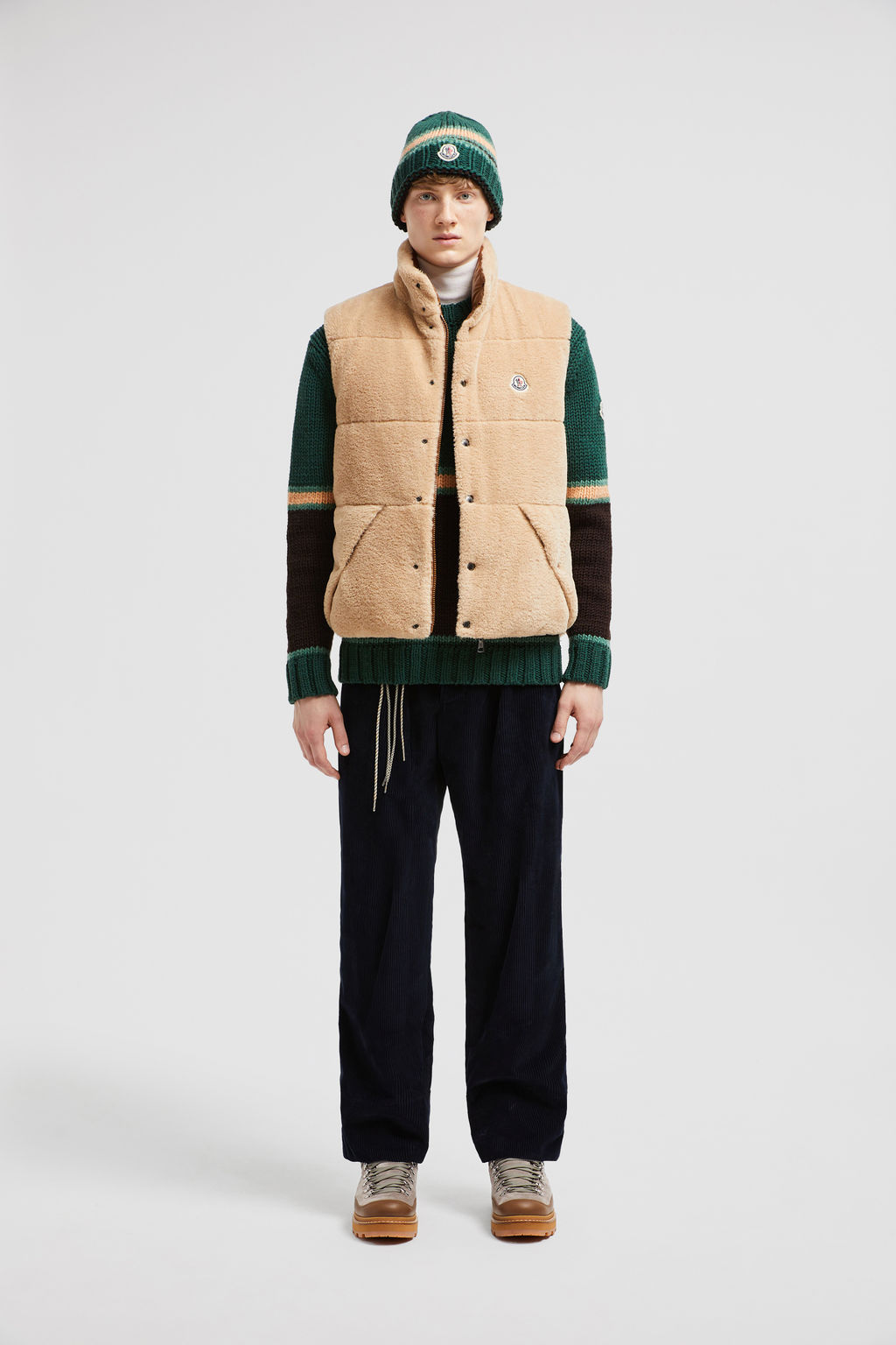 Beige Colbricon Reversible Down Gilet - Vests for Men | Moncler CY