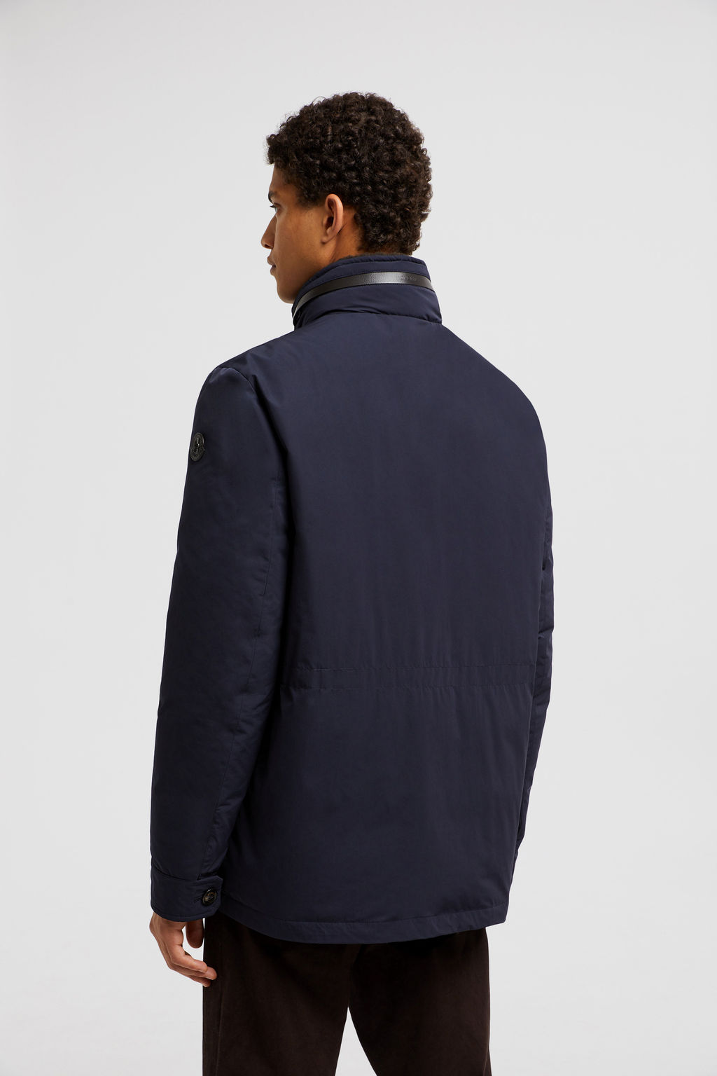 Night Blue Quentin Hooded Parka Jacket - Short Down Jackets for Men ...