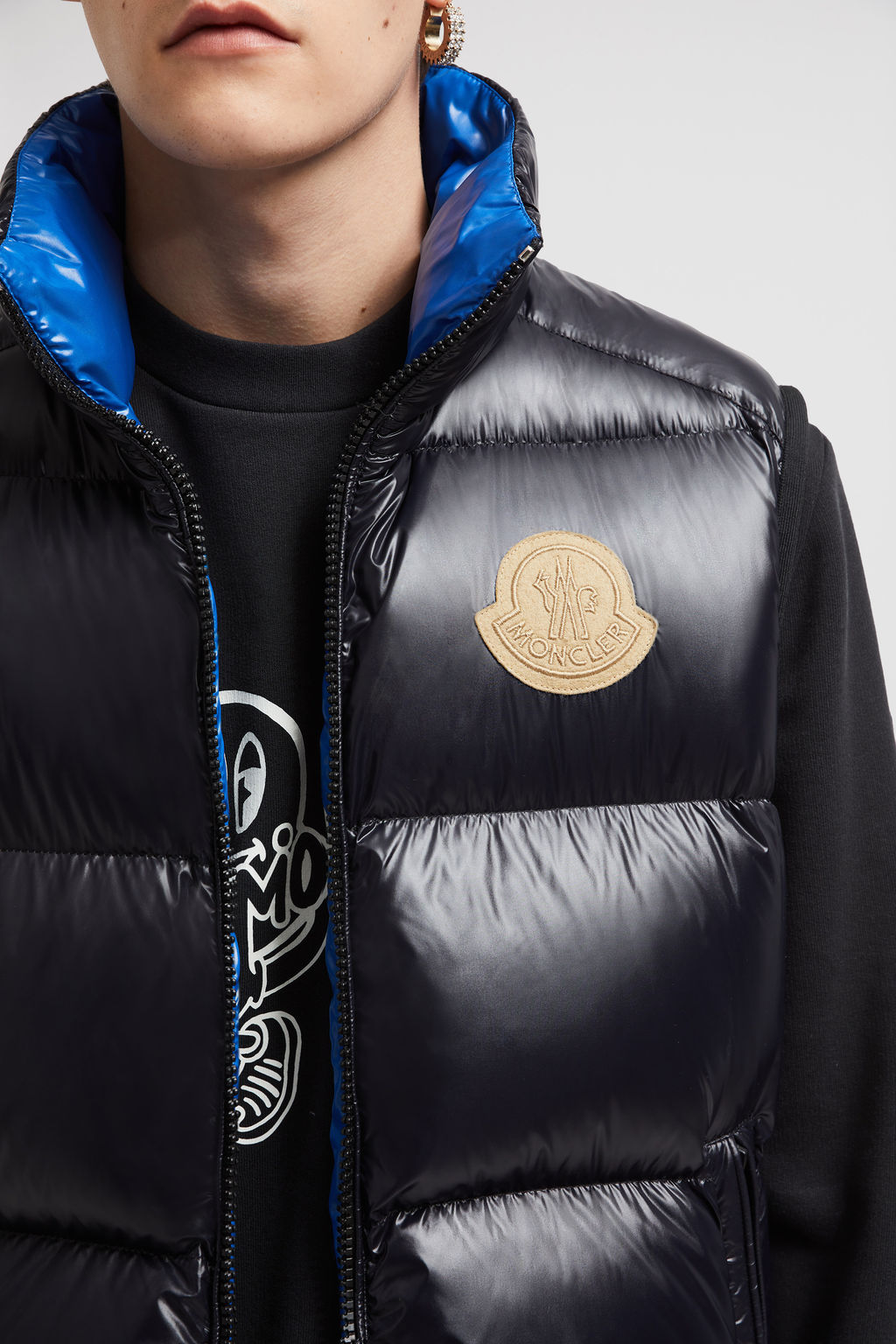Black Sumido Down Gilet - Vests for Men | Moncler DE