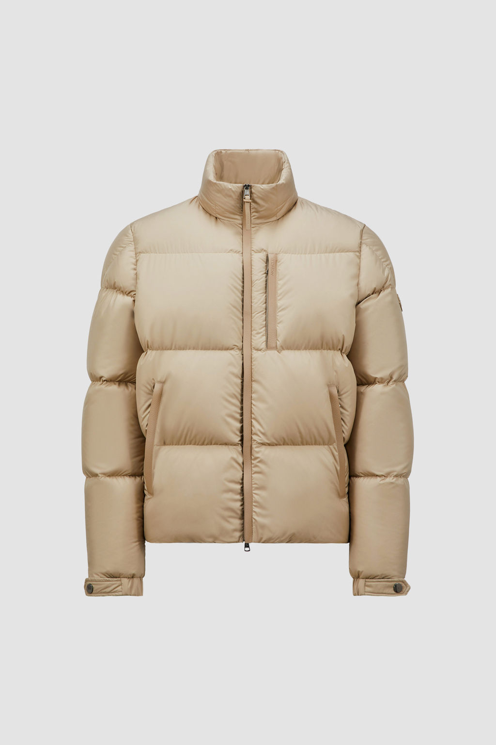 Beige Besbre Short Down Jacket - Short Down Jackets for Men | Moncler ES