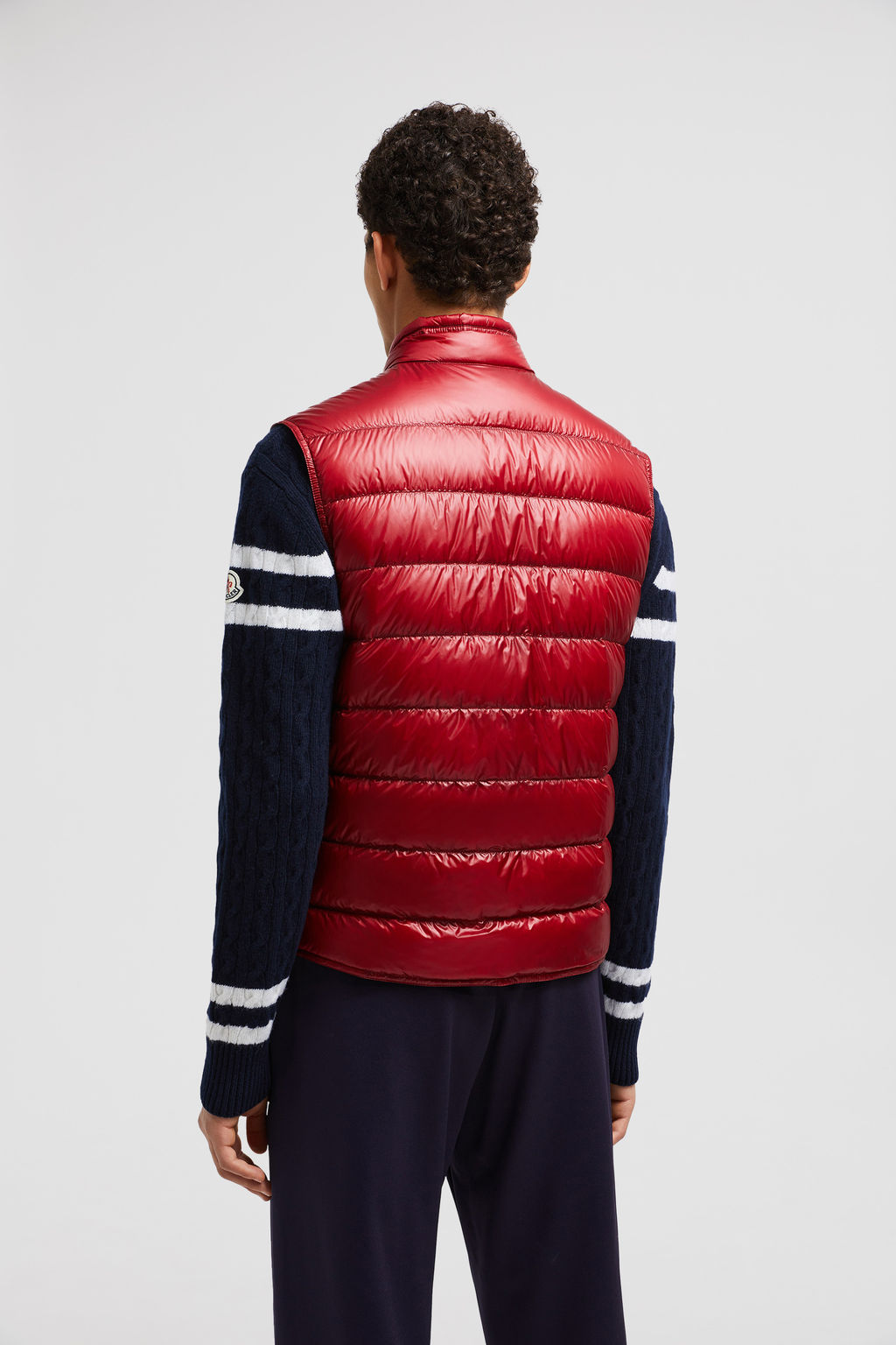 Red Gui Down Gilet - Vests for Men | Moncler NO
