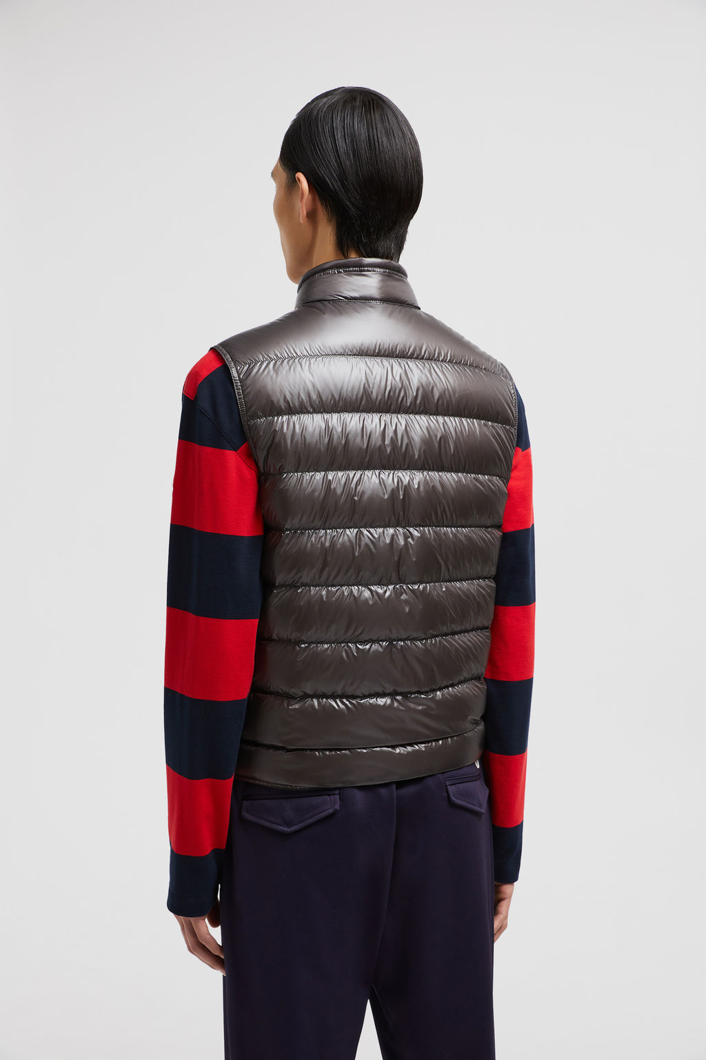 Dark Gray Gui Down Gilet - Vests for Men | Moncler HK