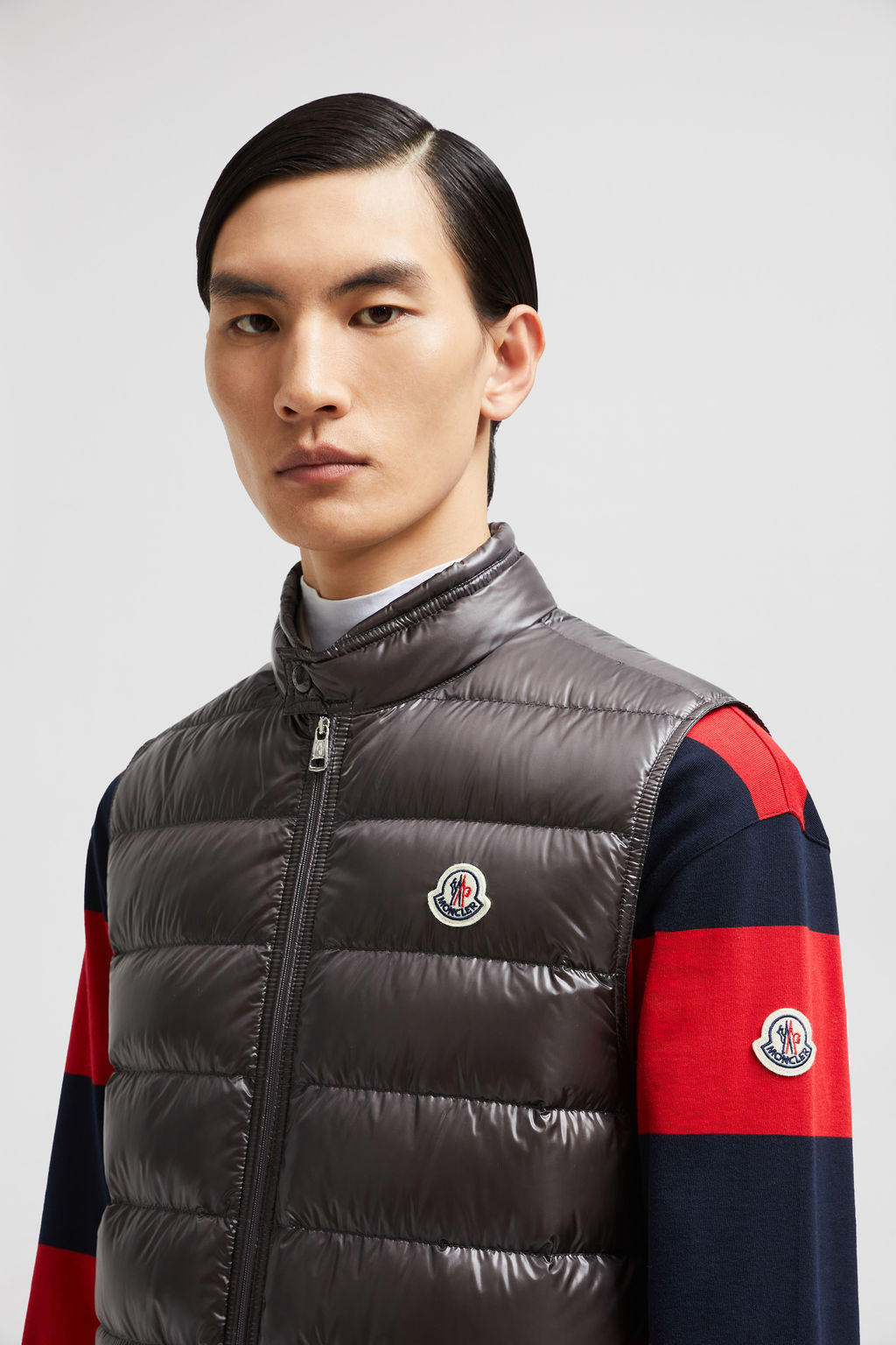 Chaleco plumífero Gui Gris oscuro - Chalecos de Hombre | Moncler US