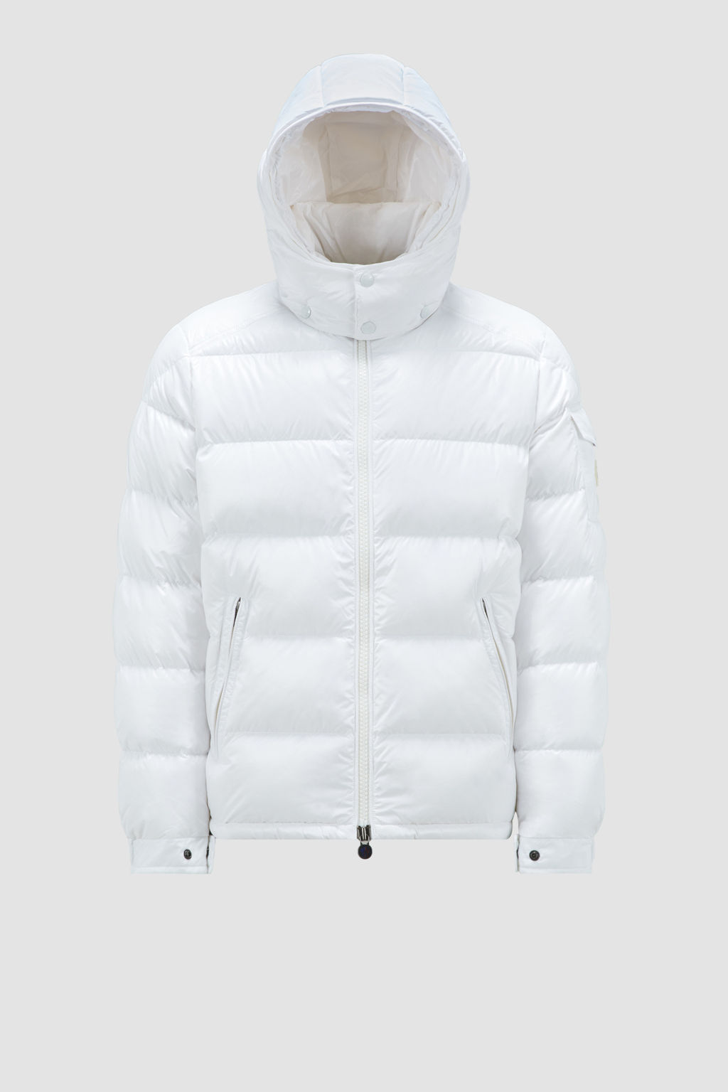 White Moncler Maya Short Down Jacket - Short Down Jackets for Men ...