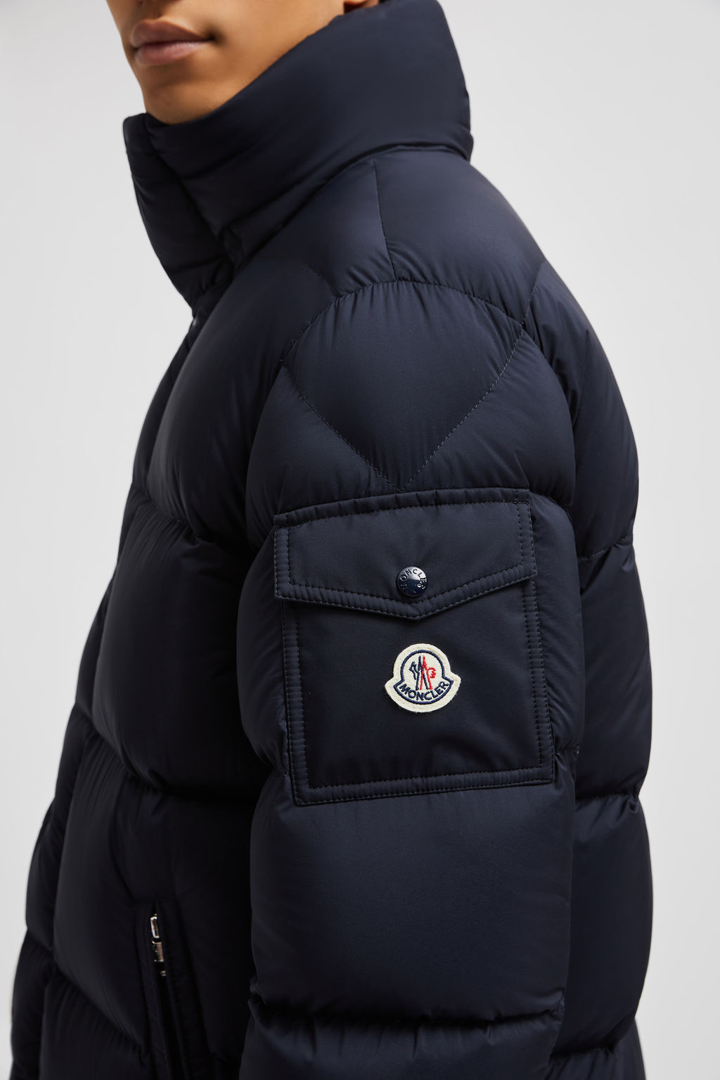 Night Blue Hanoverian Long Down Jacket - Long Down Jackets for Men ...