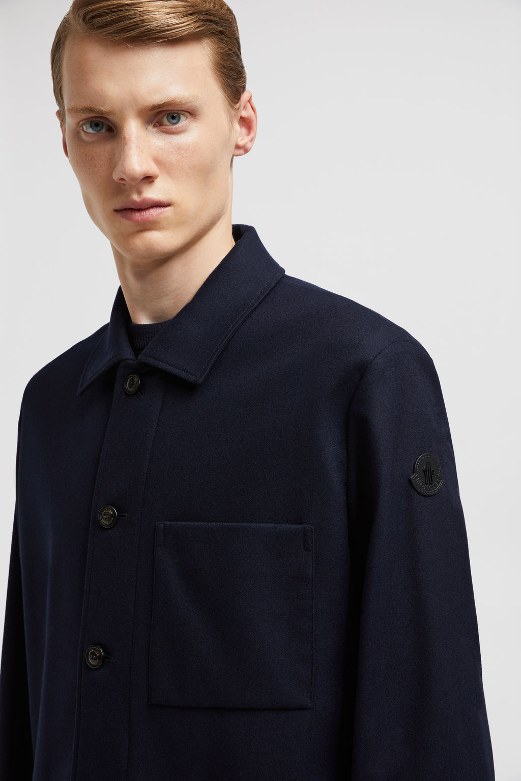 Royal Blue Roda Cashmere Shirt Jacket - Coats & Jackets for Men ...