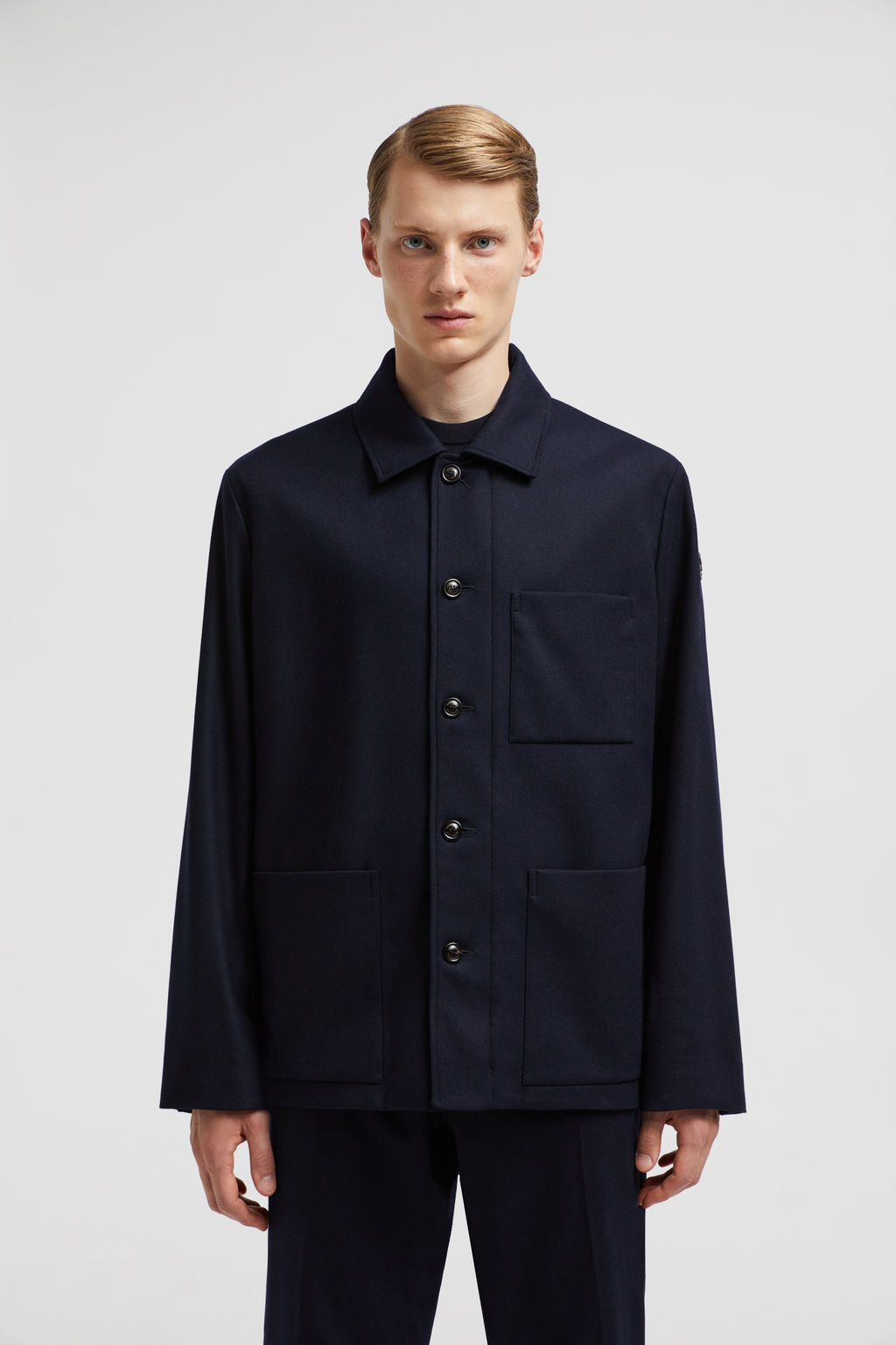 Royal Blue Roda Cashmere Shirt Jacket - Coats & Jackets for Men ...