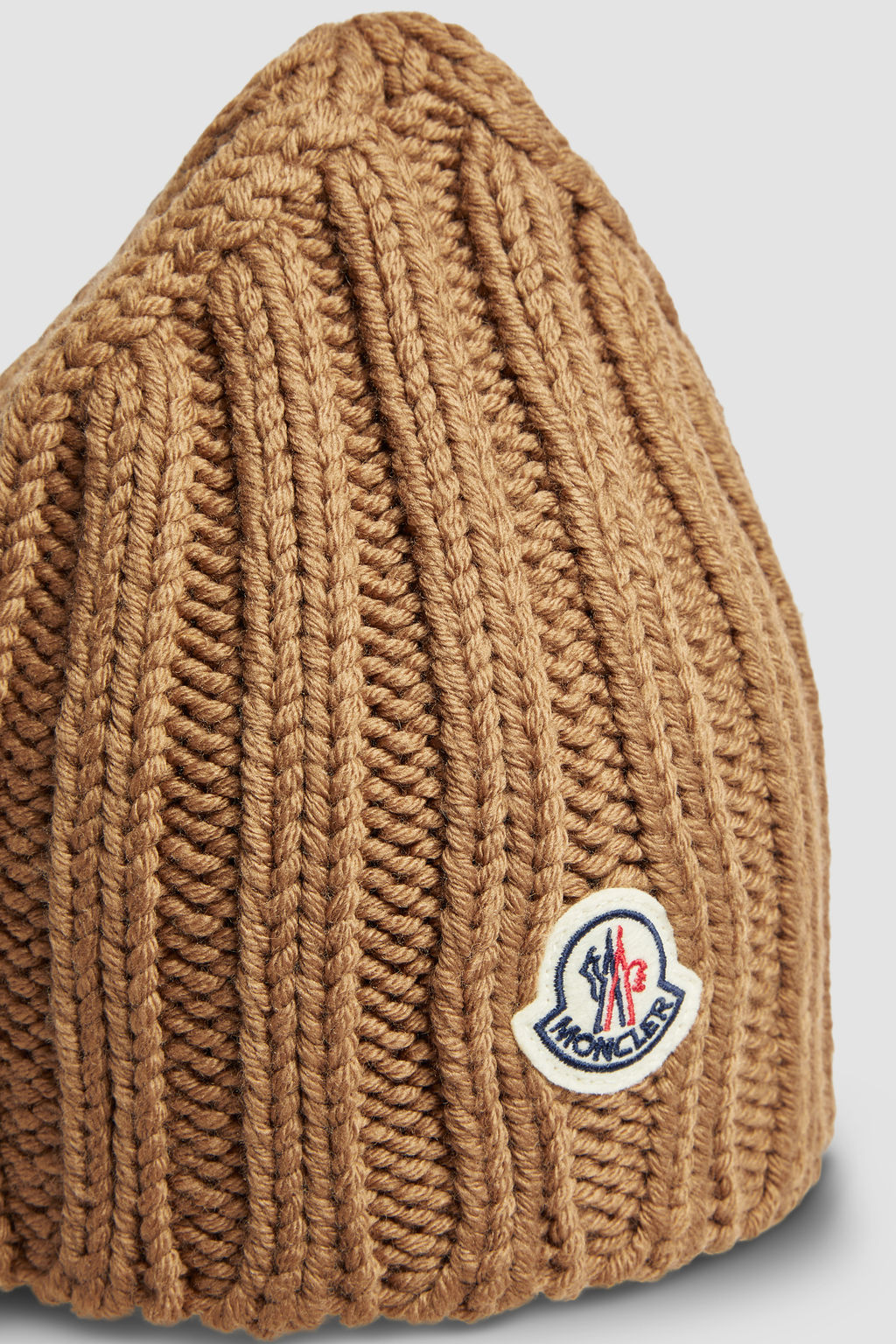 Beige Wool Beanie - Hats & Beanies for Men | Moncler US