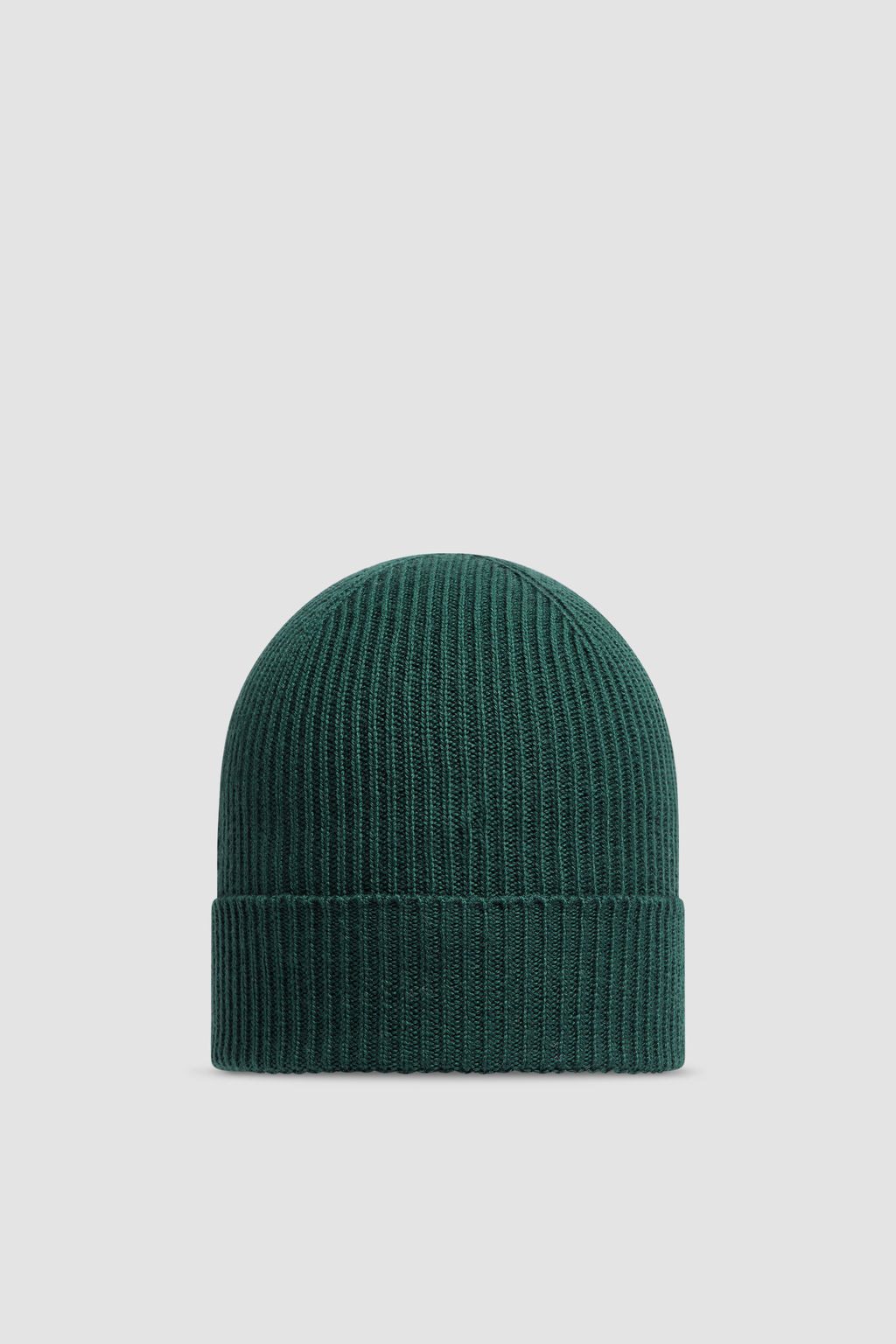 Emerald Green Wool Beanie - Hats & Beanies for Men | Moncler US